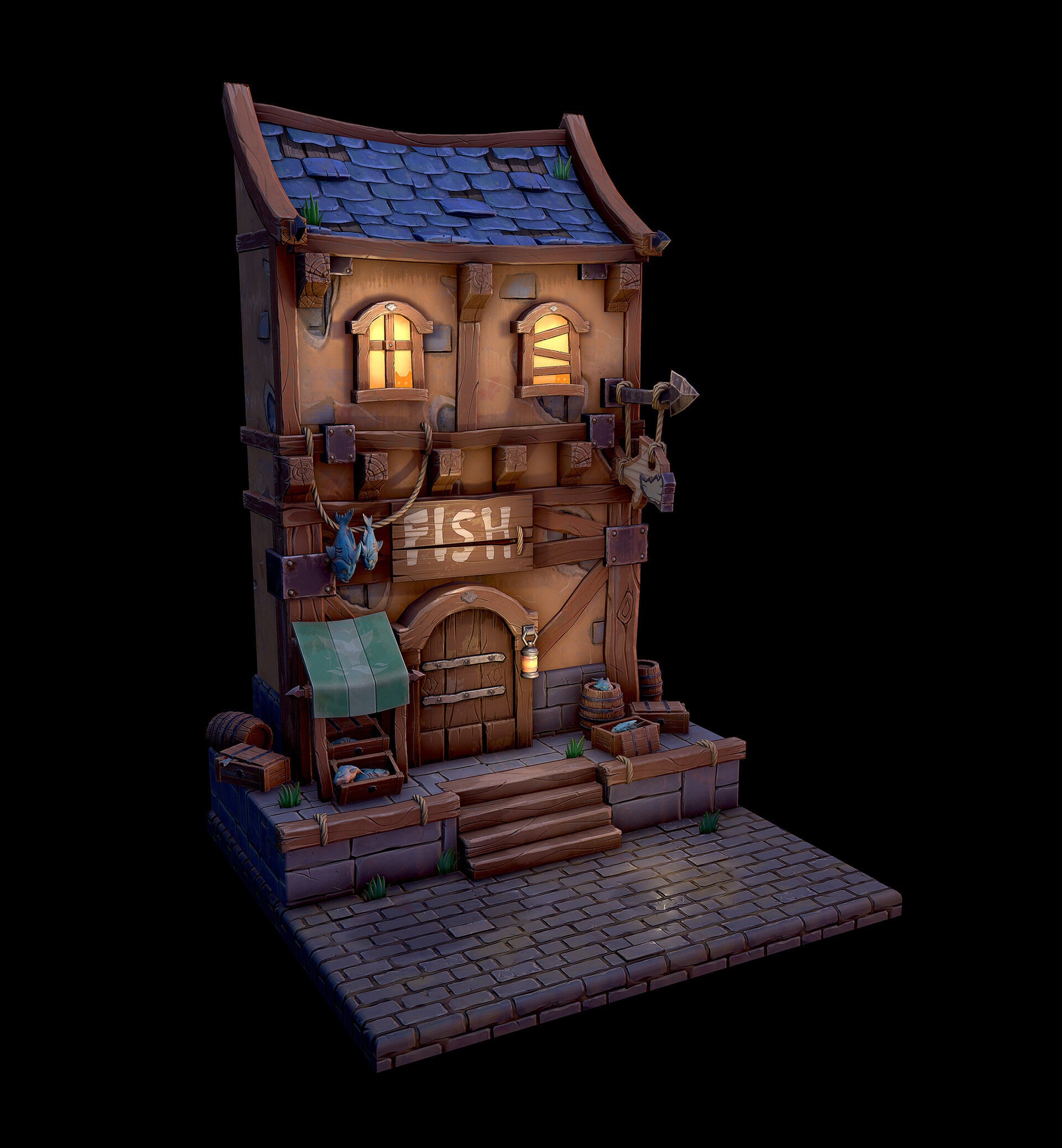 ArtStation - Fish House