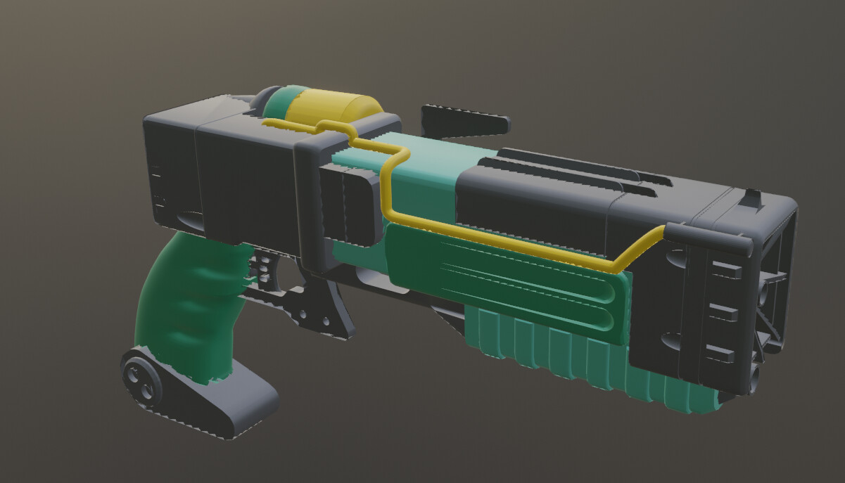 ArtStation - Fallout 4 Laser Pistol: Model and Print