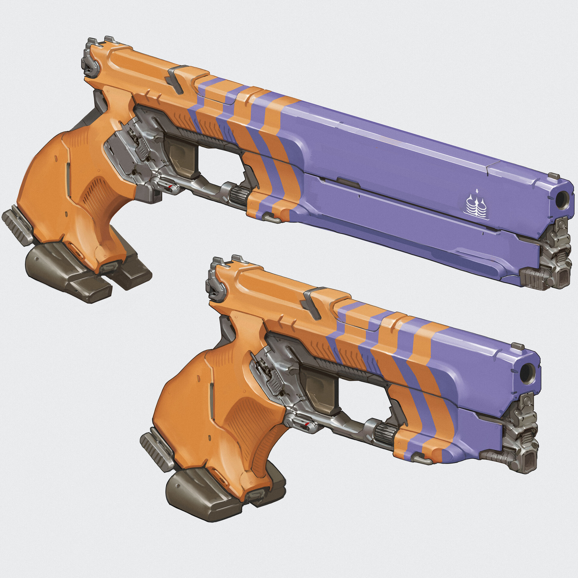 ArtStation - Orange guns