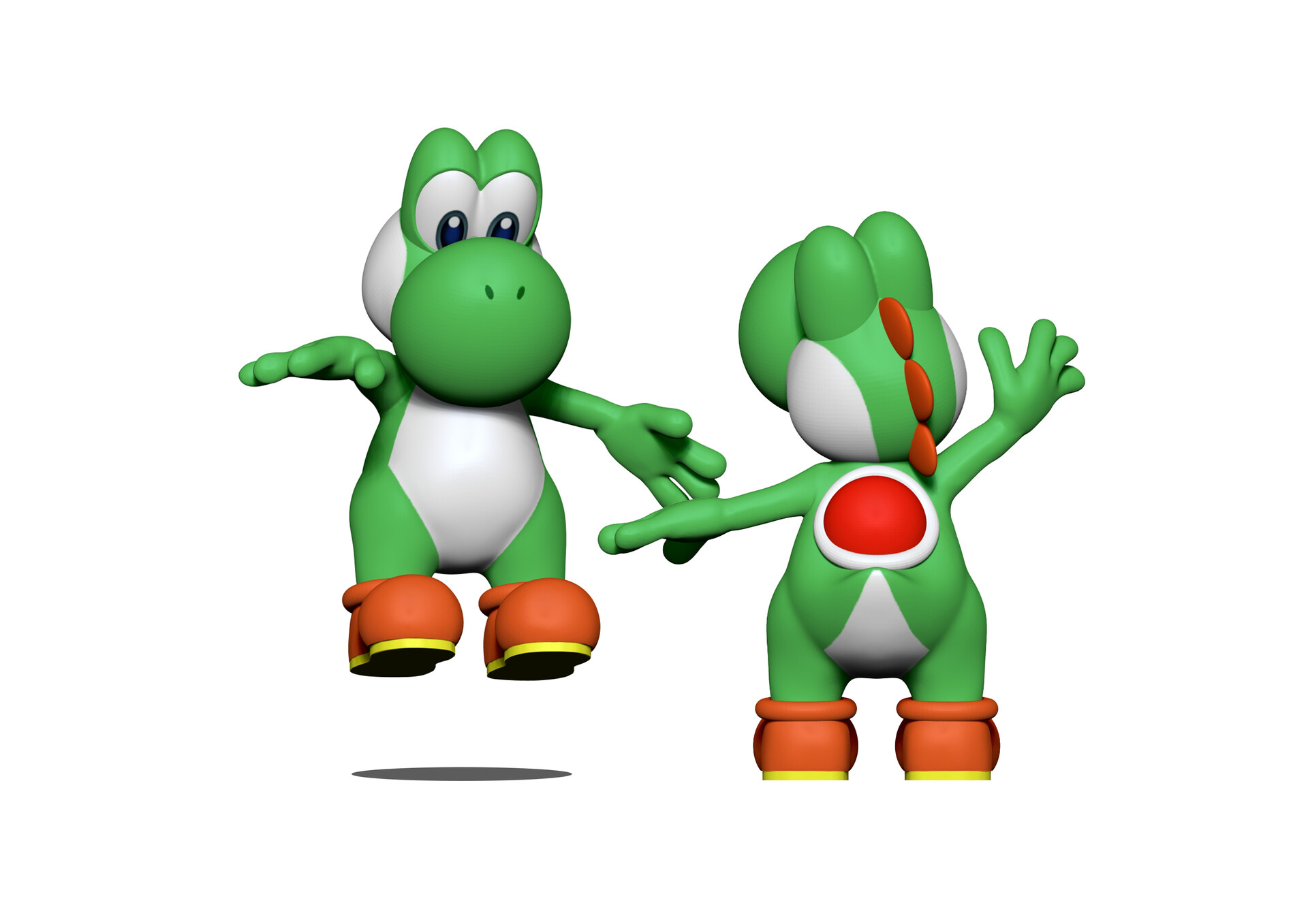ArtStation - Yoshi 3D Model - Aleix Bonet