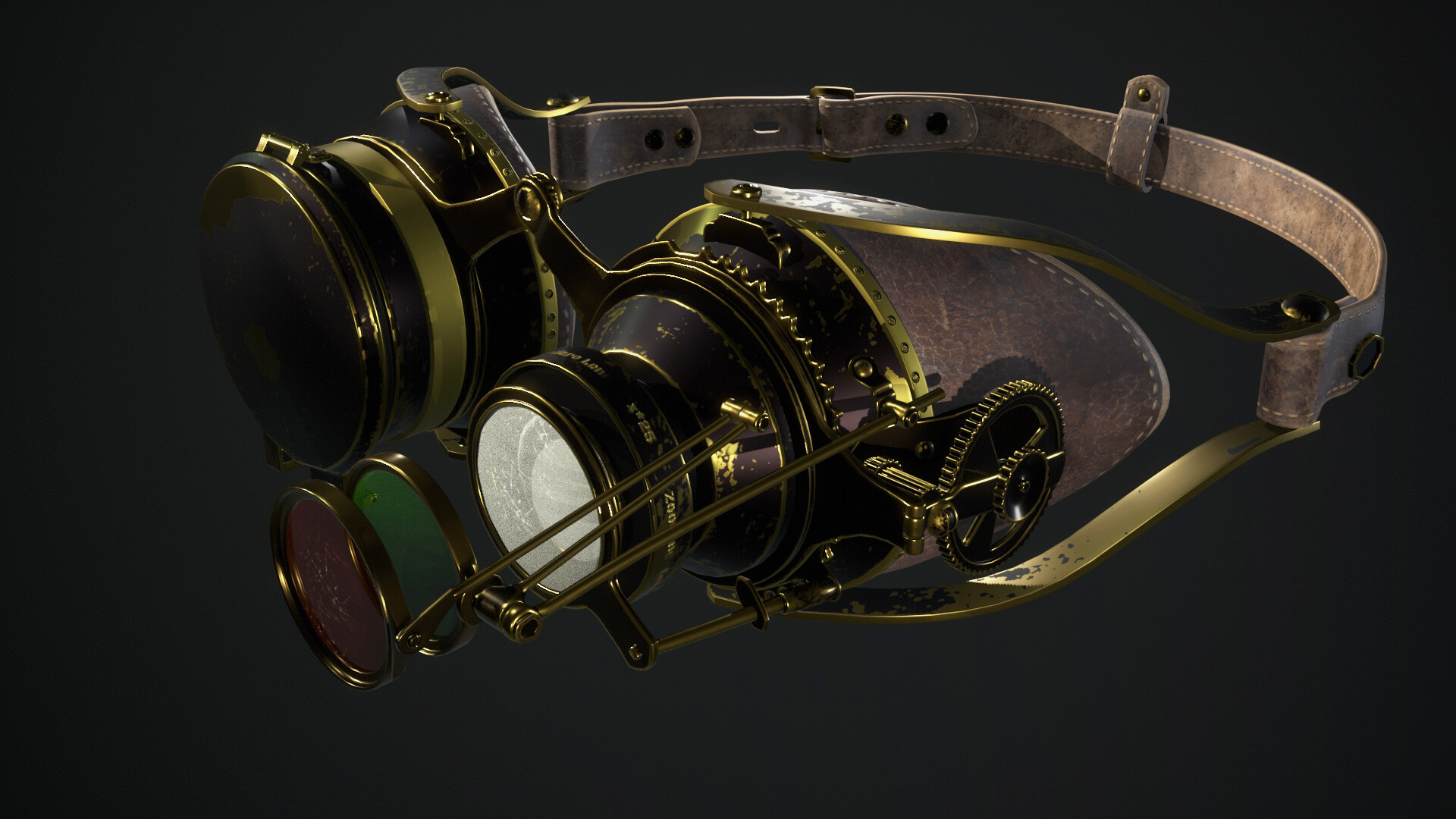 ArtStation - OLD ANTIQUE GOGGLES