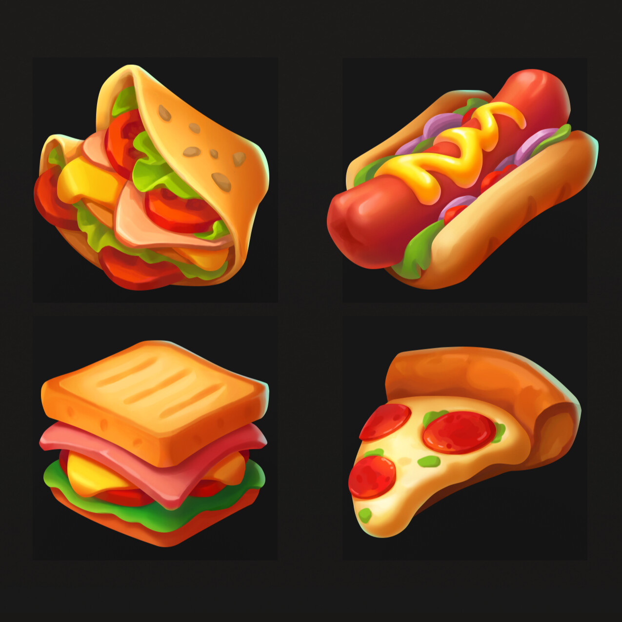 ArtStation - Food props