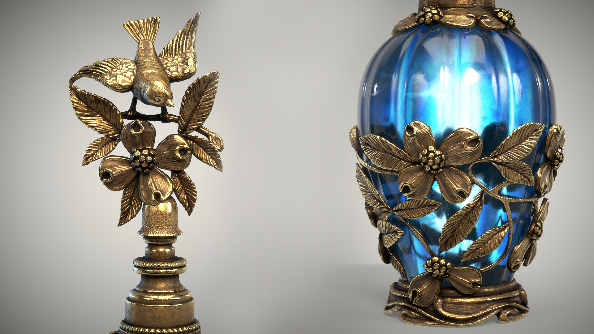 ArtStation - Antique Perfume Bottle