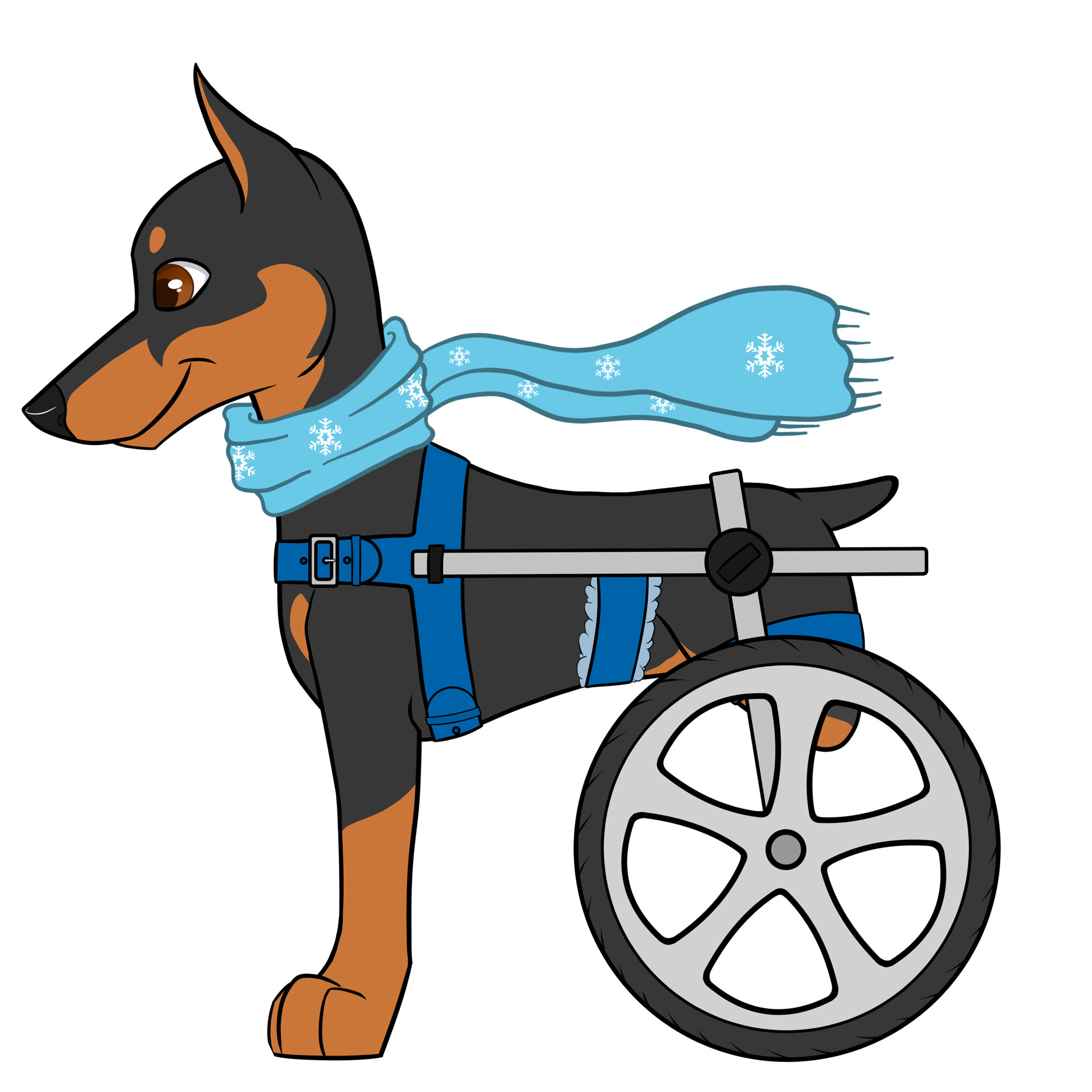 ArtStation - Snow Days Themed Scarfs for the Furry Disability ...