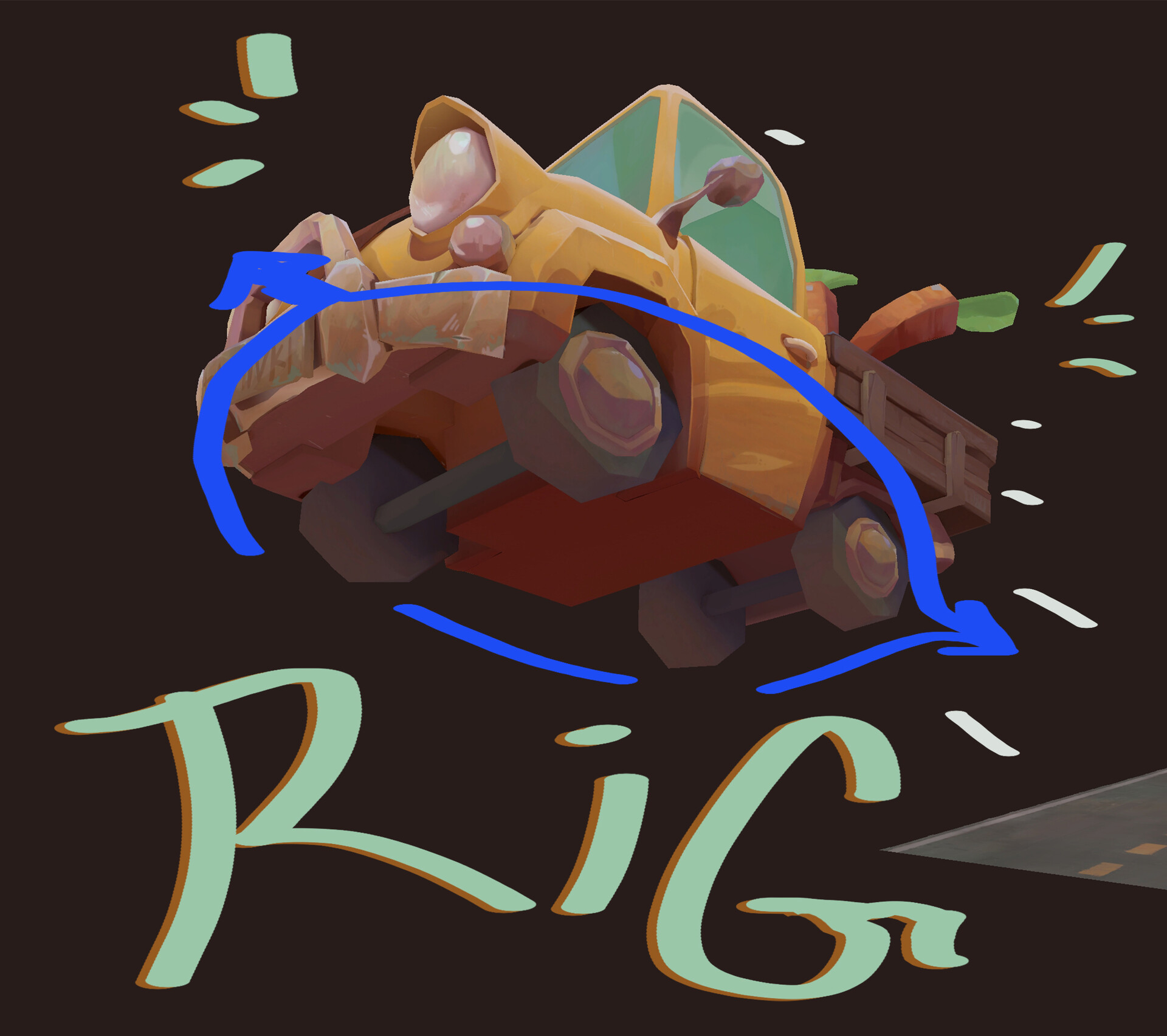 ArtStation - Car! Rig and Animations!