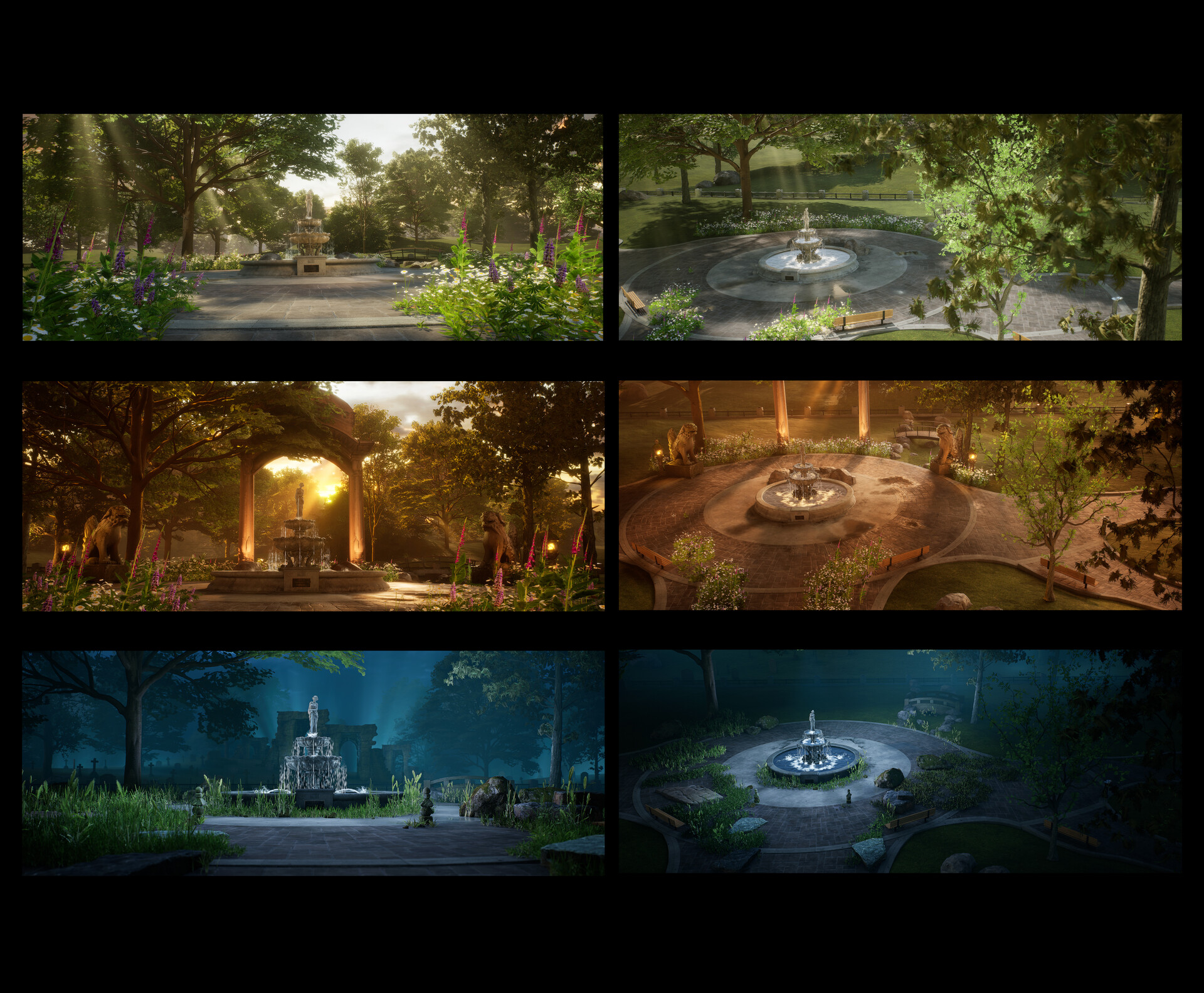 ArtStation - Exterior Unreal lighting scenarios