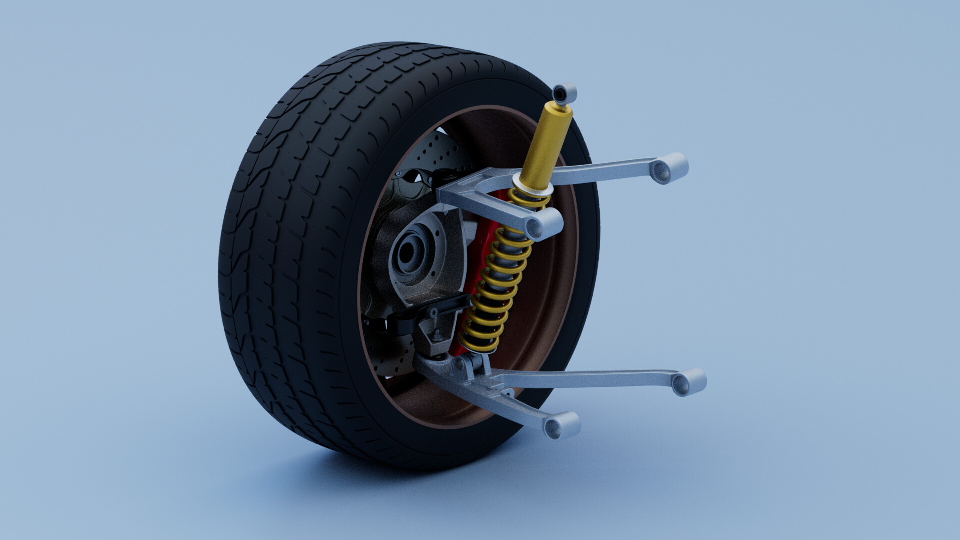 ArtStation - Wheels+Suspension system