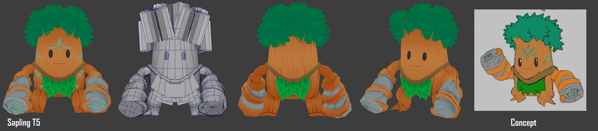 ArtStation - Nature Characters (with animation clips included)