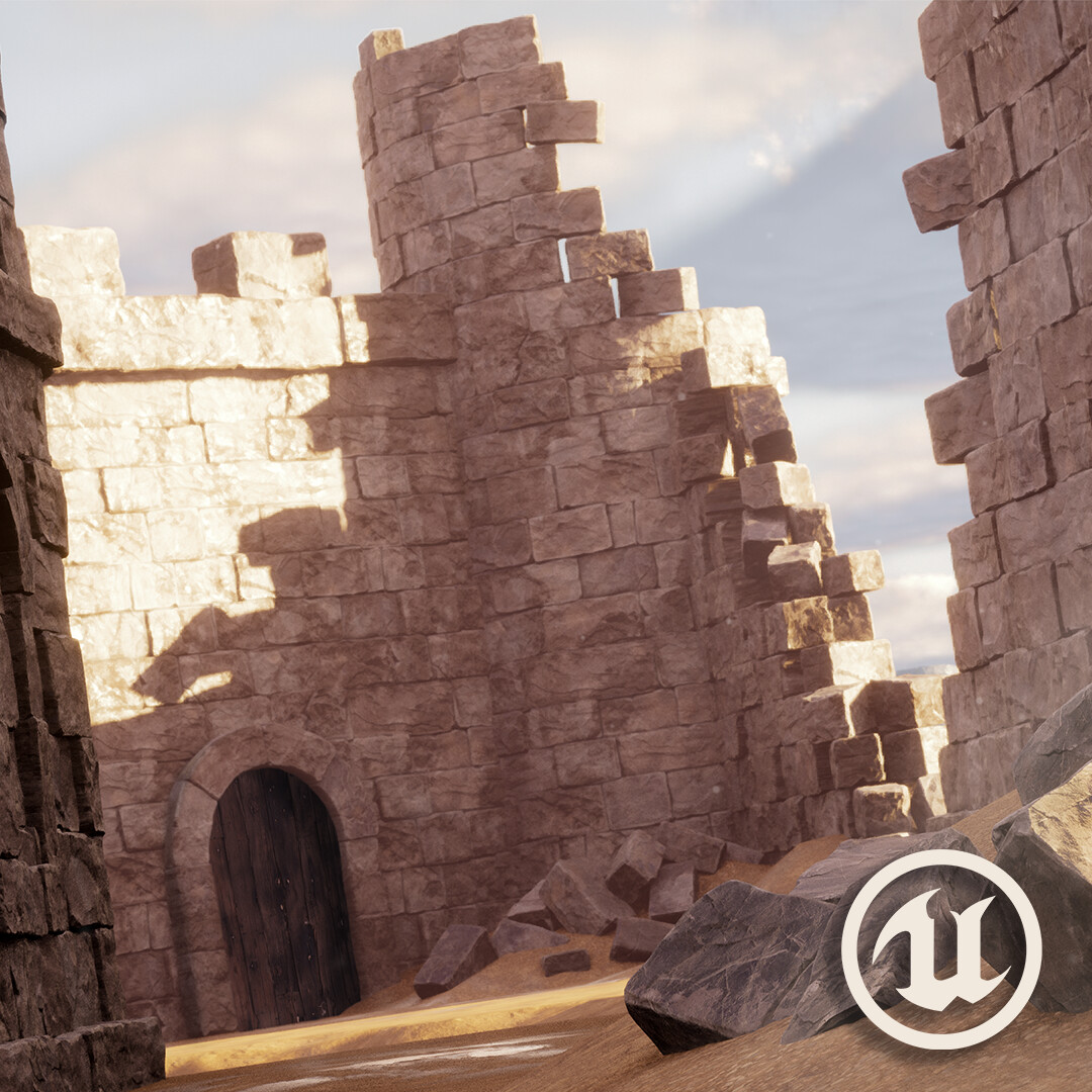 ArtStation - Stone Wall Texturing