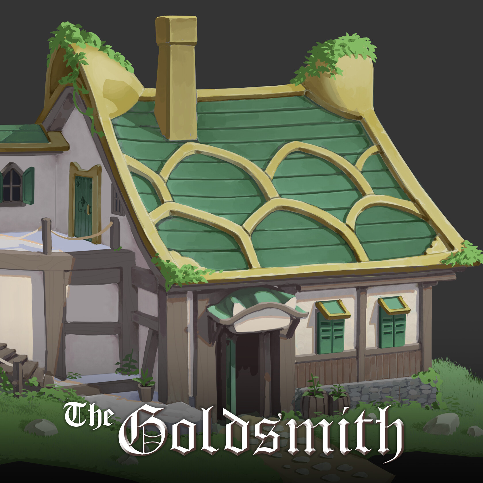 ArtStation - Goldsmith Atelier exterior