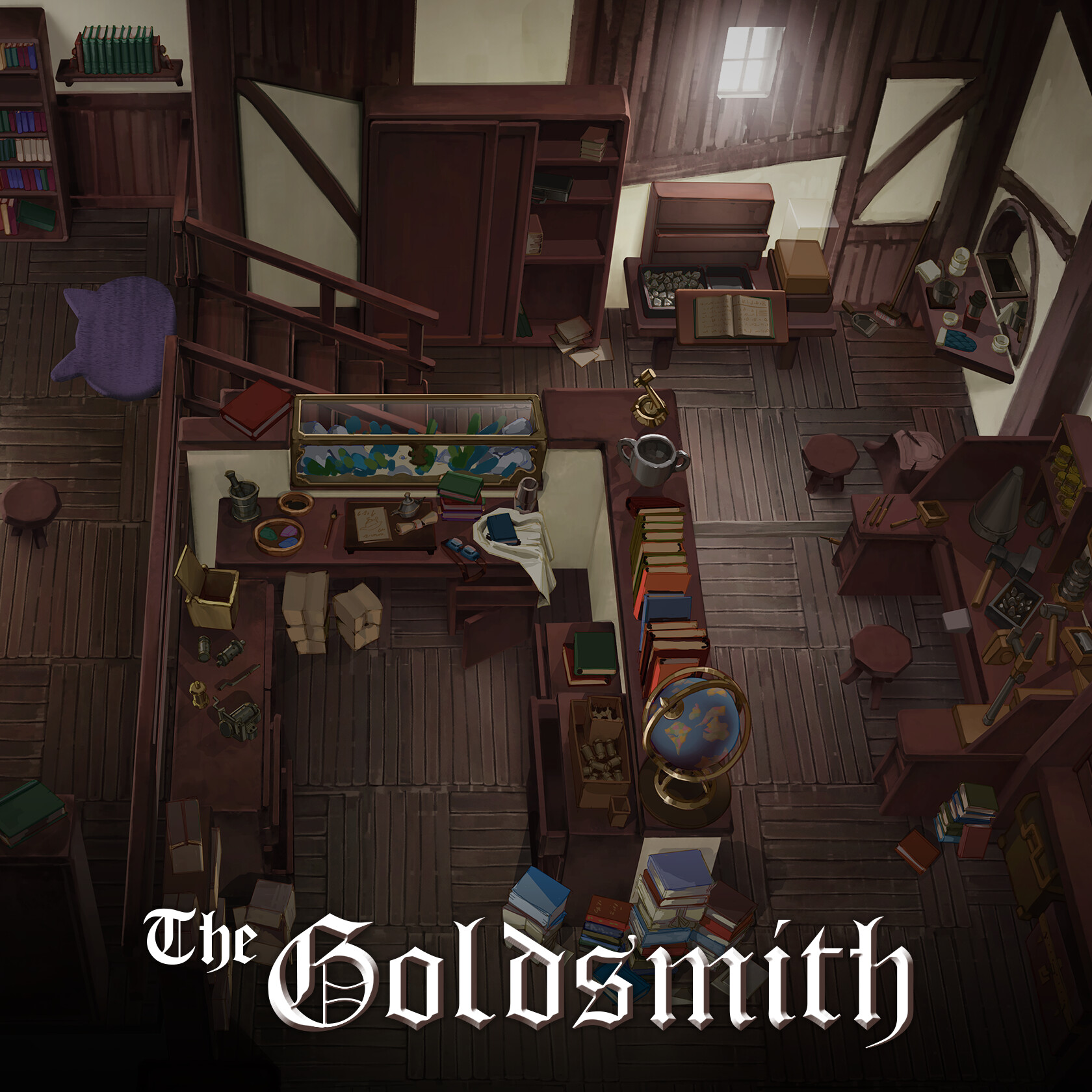 ArtStation - Goldsmith Atelier Interior