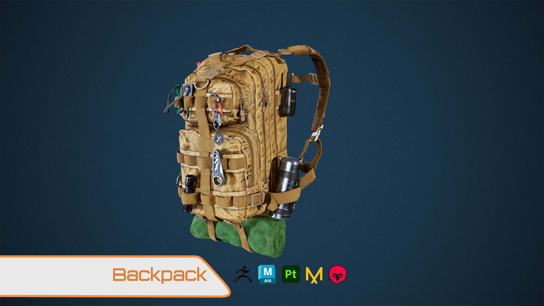 ArtStation - Tactical Backpack