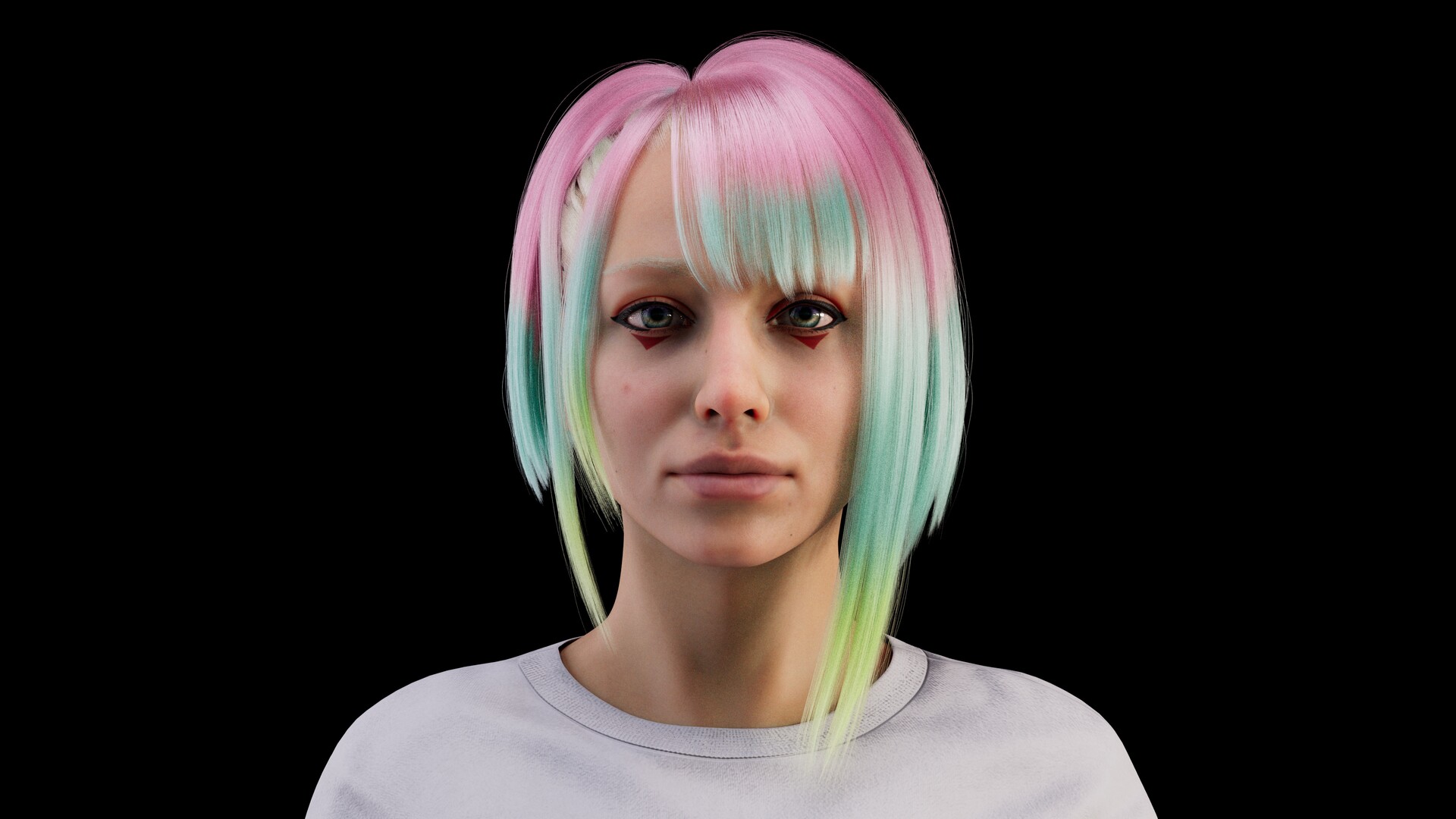 ArtStation - Lucy Cyberpunk: Edgerunners - XGen Core Groom