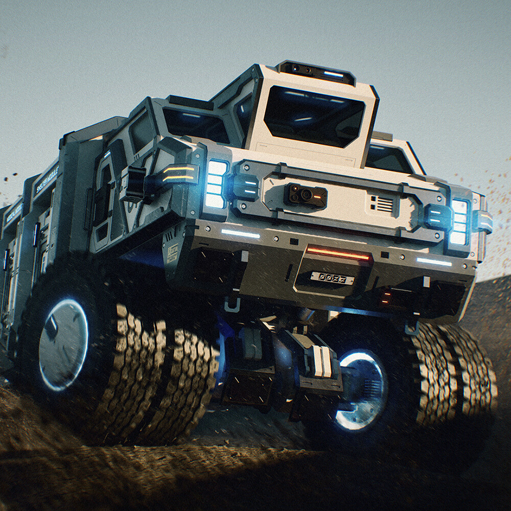 ArtStation - SAVIOR: Civilian Rescue Vehicle During the War (October, 2023)