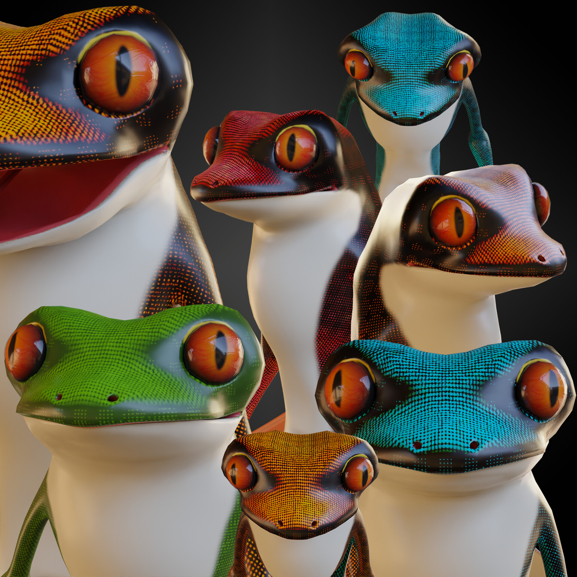 ArtStation - Kraaazy Frogs