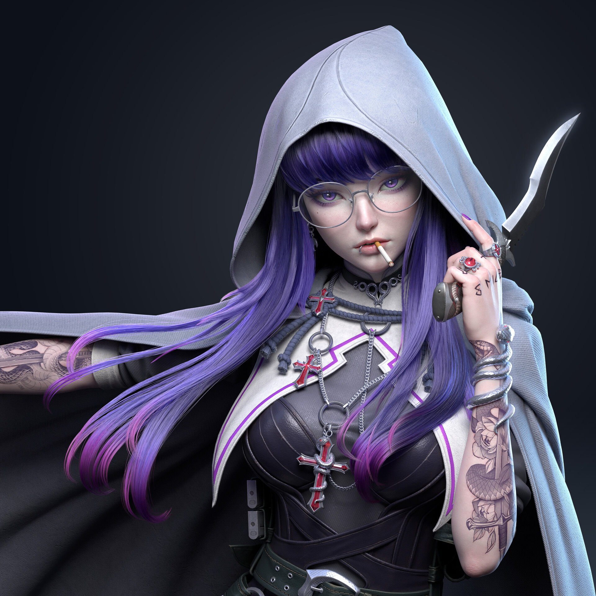 ArtStation - 修女刺客 Assassin nun