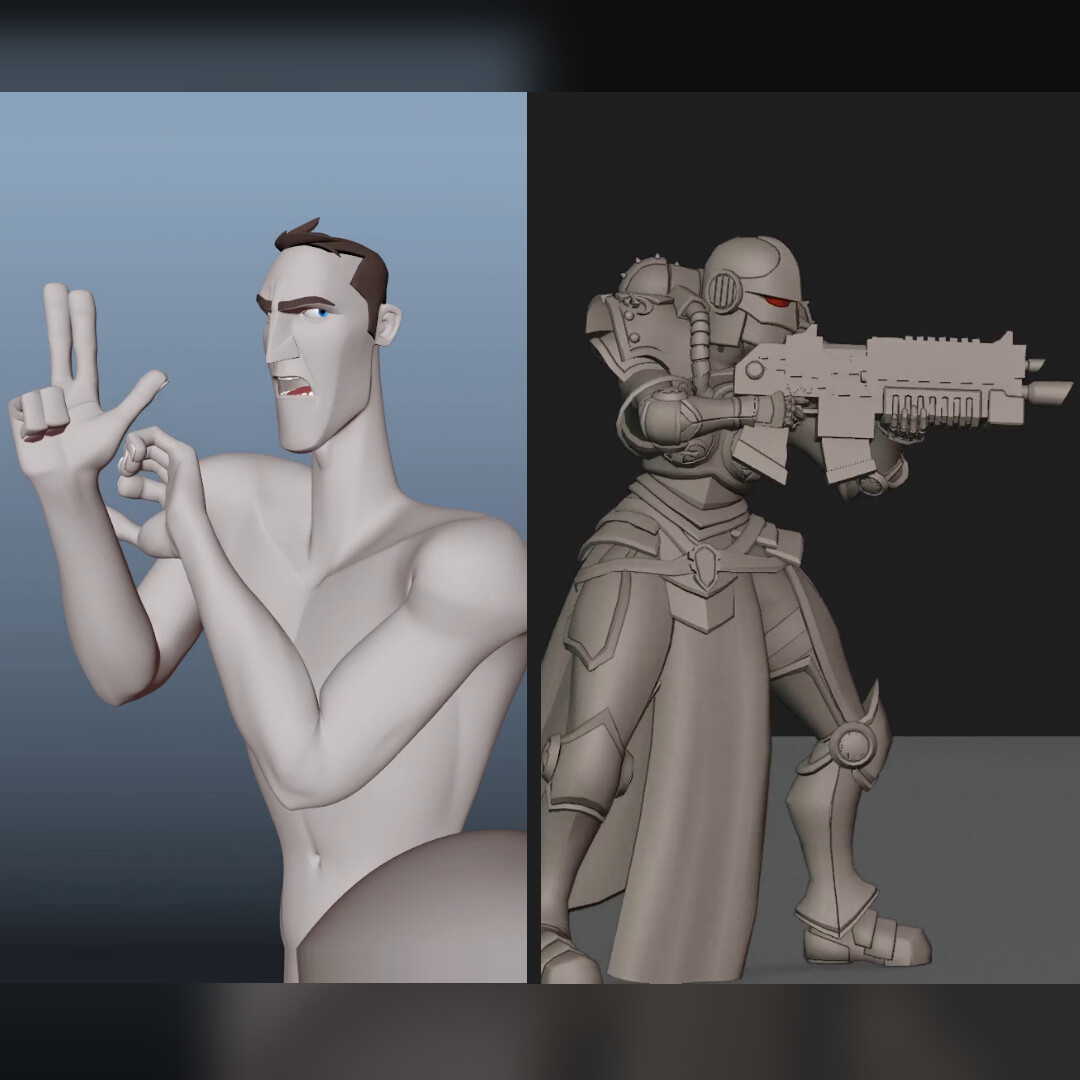 ArtStation - Animation Assignments (Action and Lip Sync)