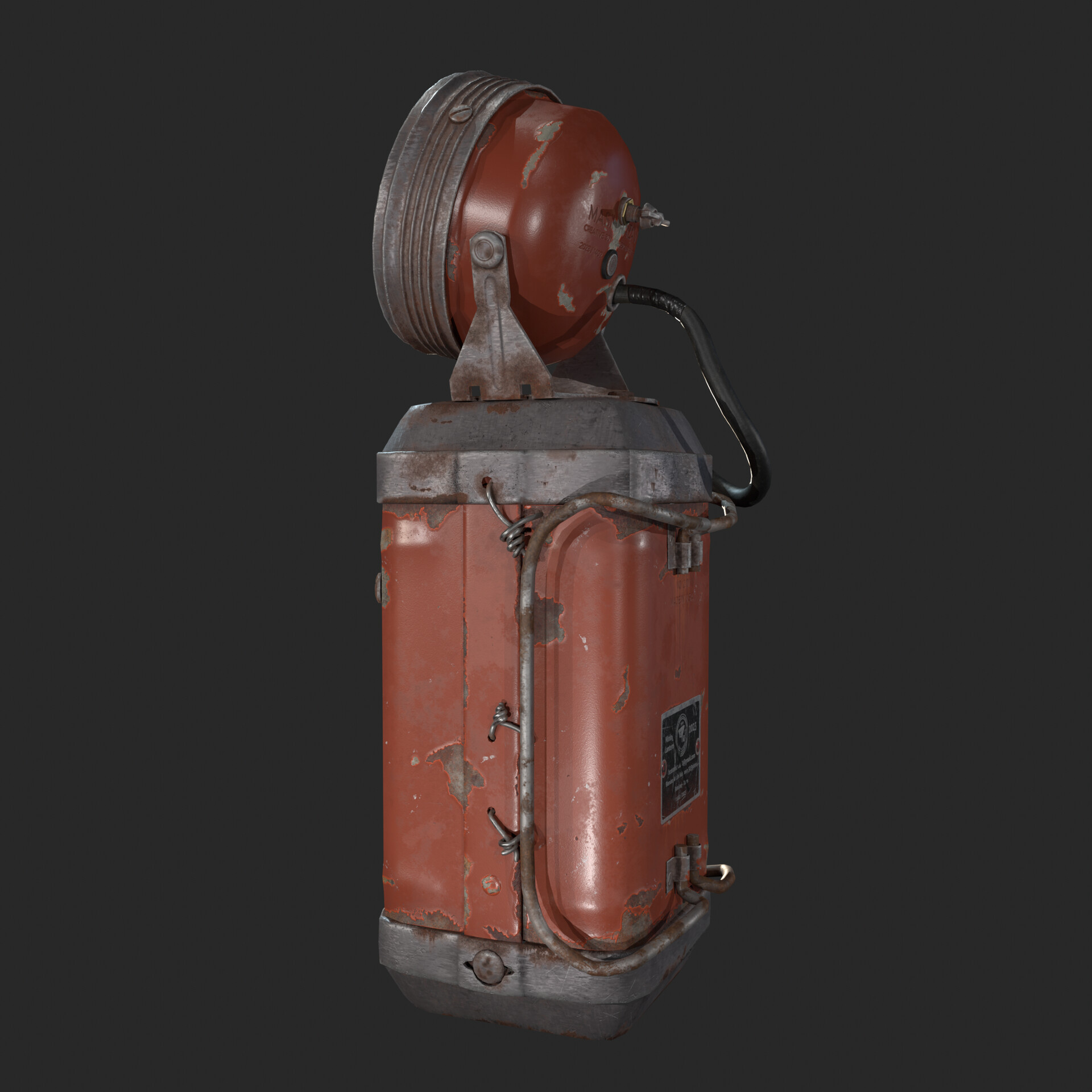 ArtStation - Old mining lantern