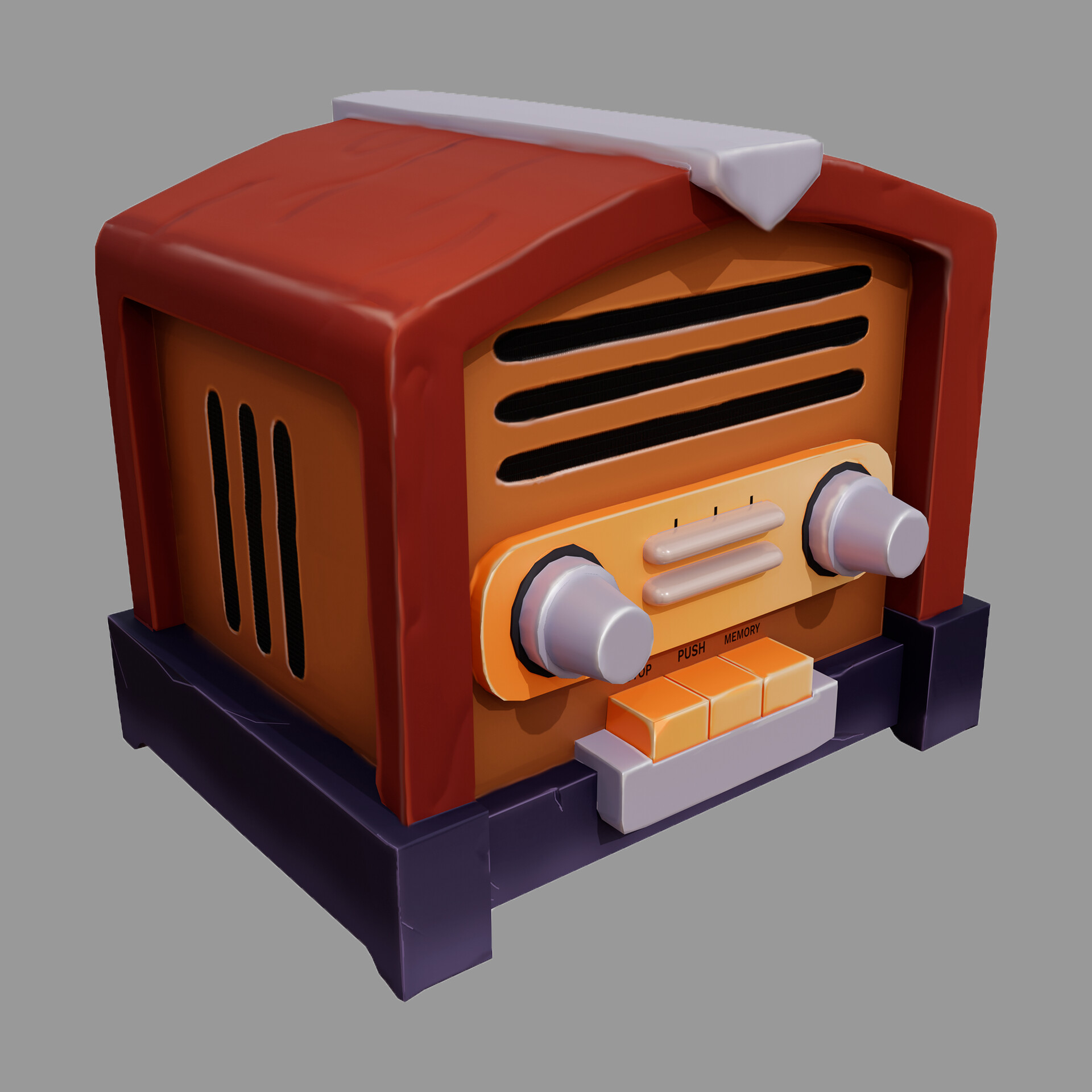 ArtStation - Retro Radio