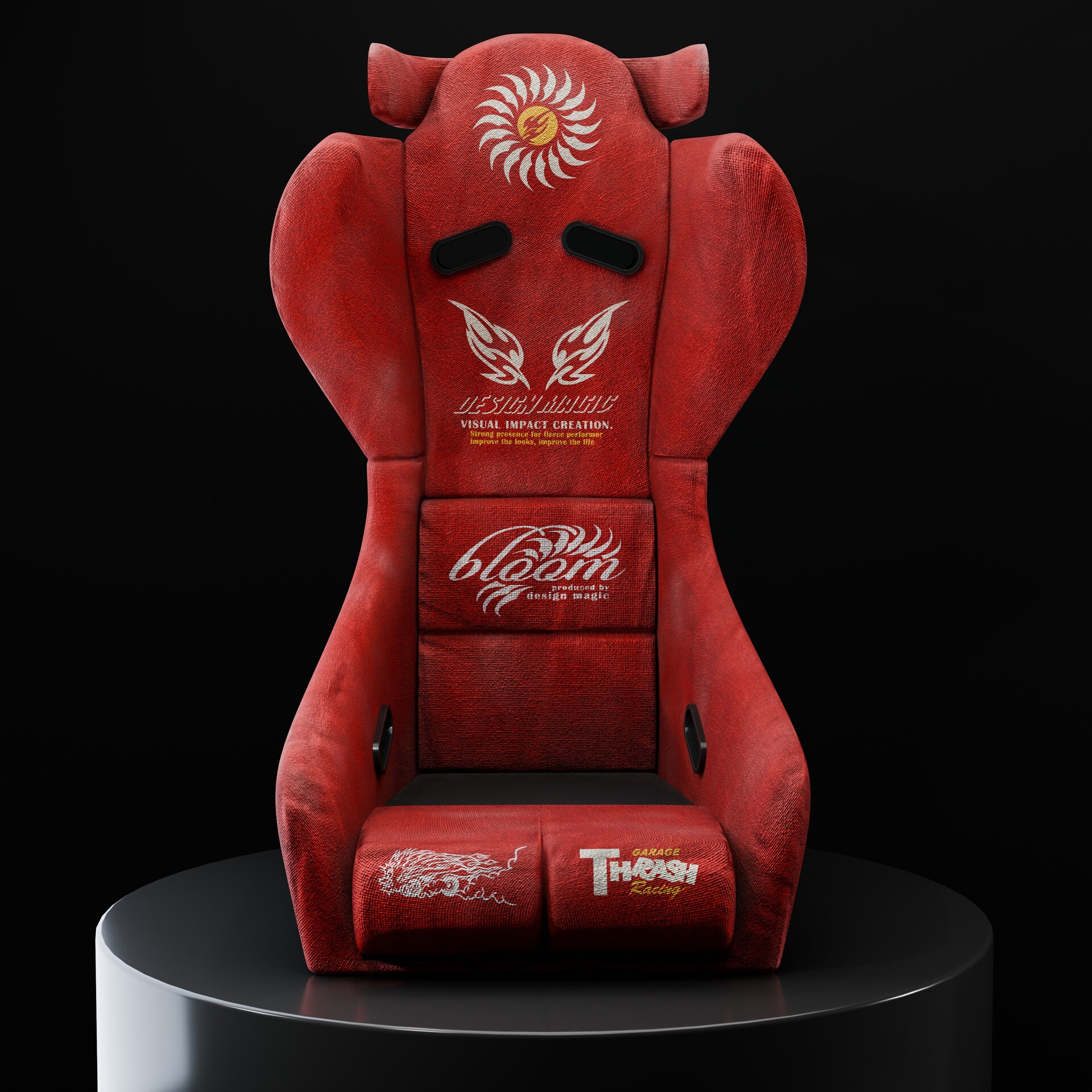 ArtStation - Thrash racing GAMMA One x D-Magic racing seat Pro spec