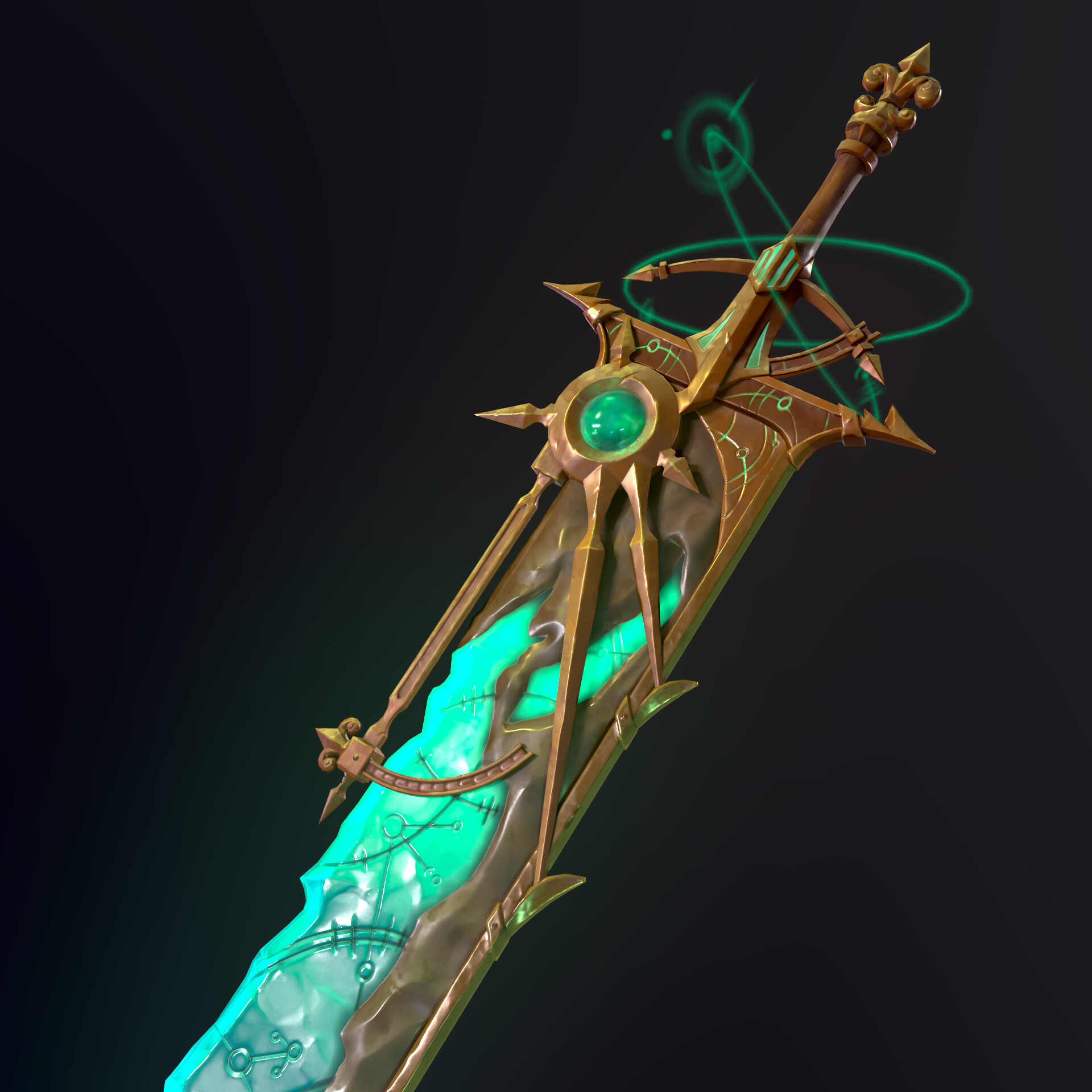 ArtStation - Crystal sword