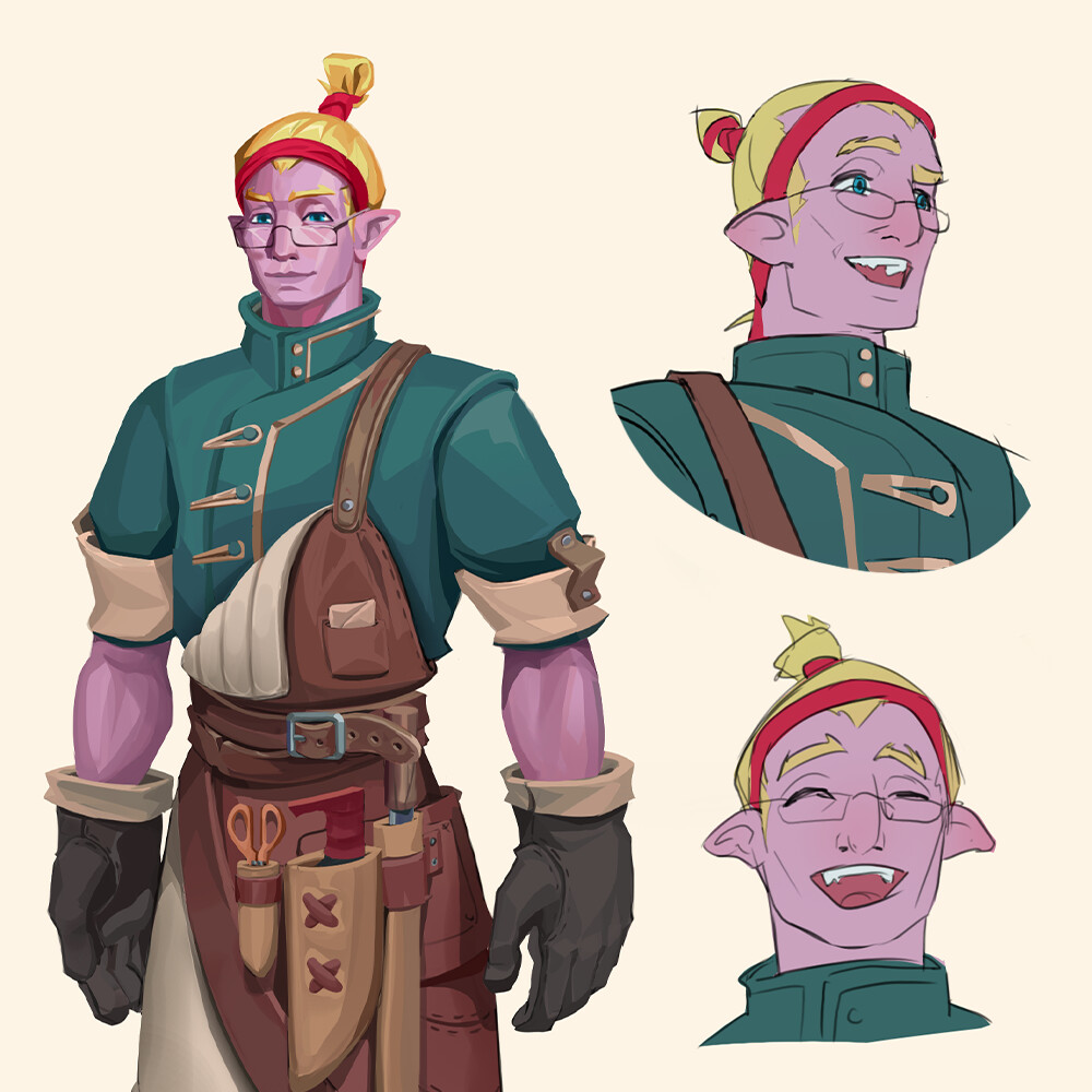 ArtStation - The Fishmonger - Palia (fan art)