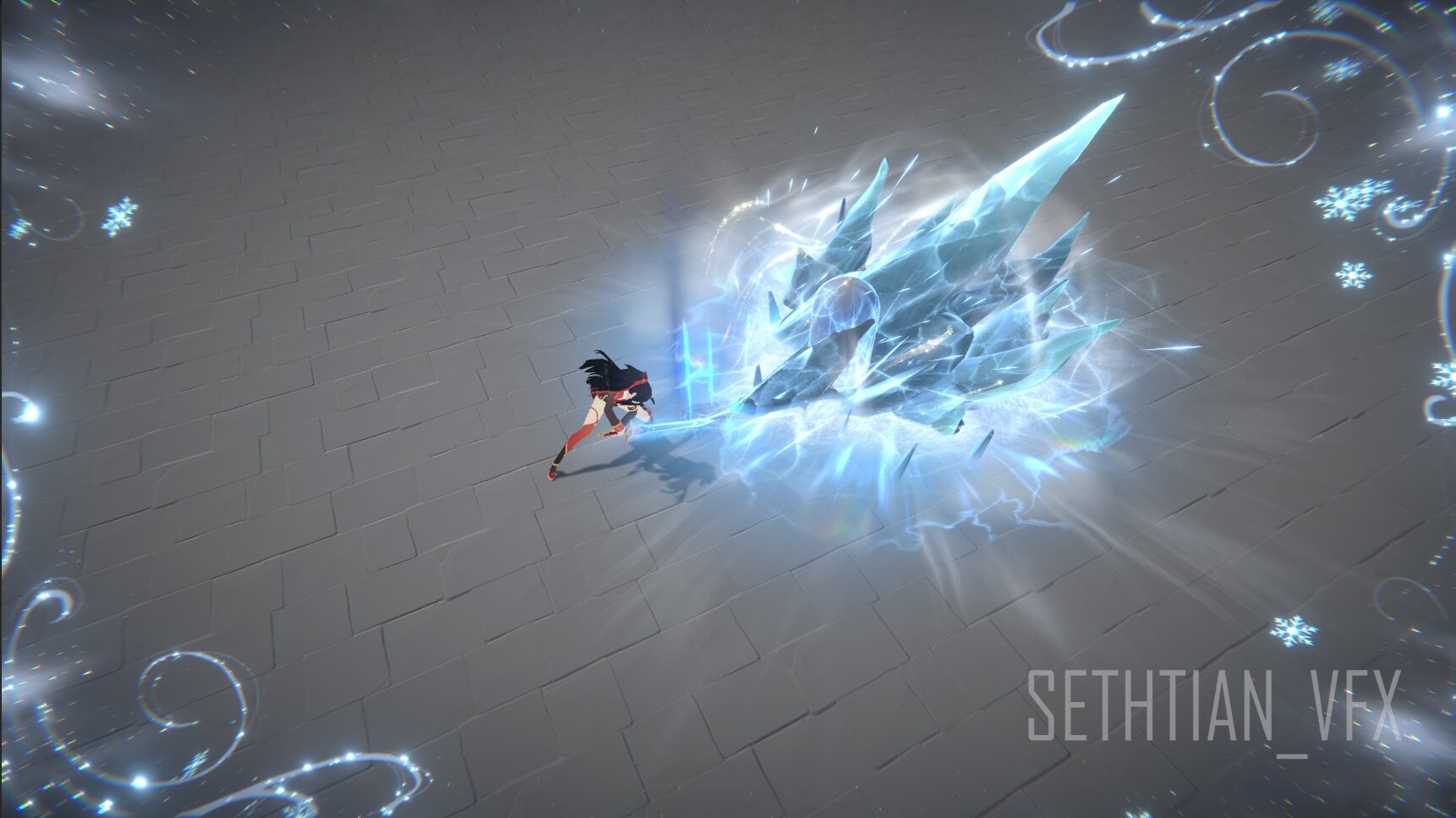 ArtStation - VFX ice magic made in Unity