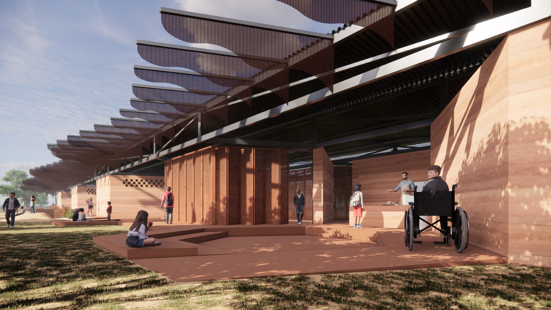 ArtStation - THE HIVE - Primary School in Senegal