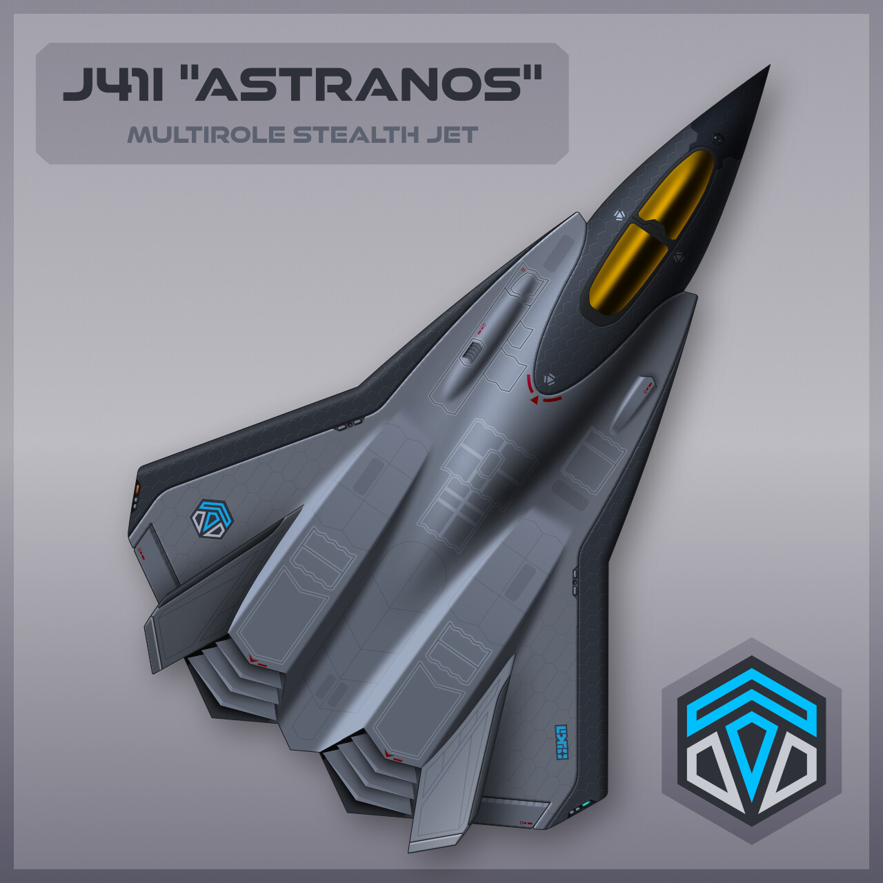 ArtStation - J41I "Astranos" Multirole Stealth Jet