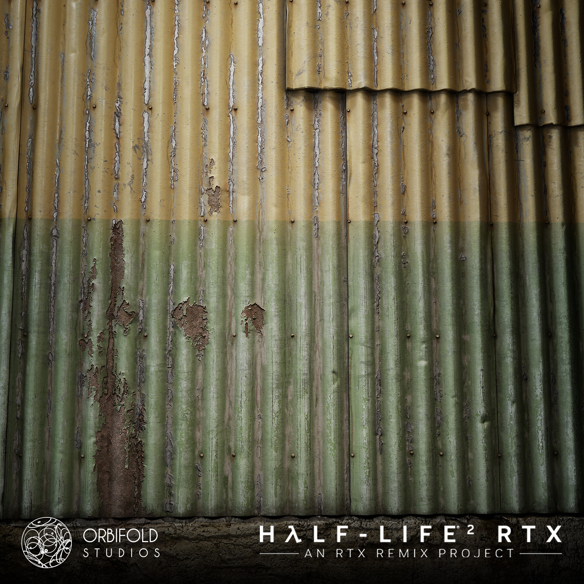 ArtStation - HALF-LIFE 2 RTX - Corrugated Iron