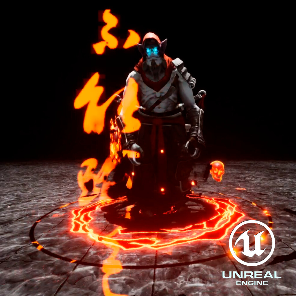 ArtStation - UE5 VFX - Infernal Curse