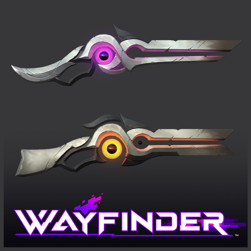 ArtStation - Wayfinder - "Duskbringer" Weapons