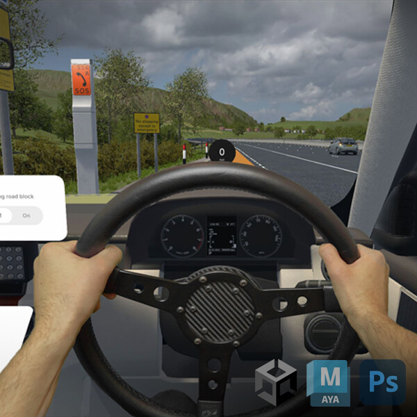 ArtStation - Unity VR - Driving Simulator