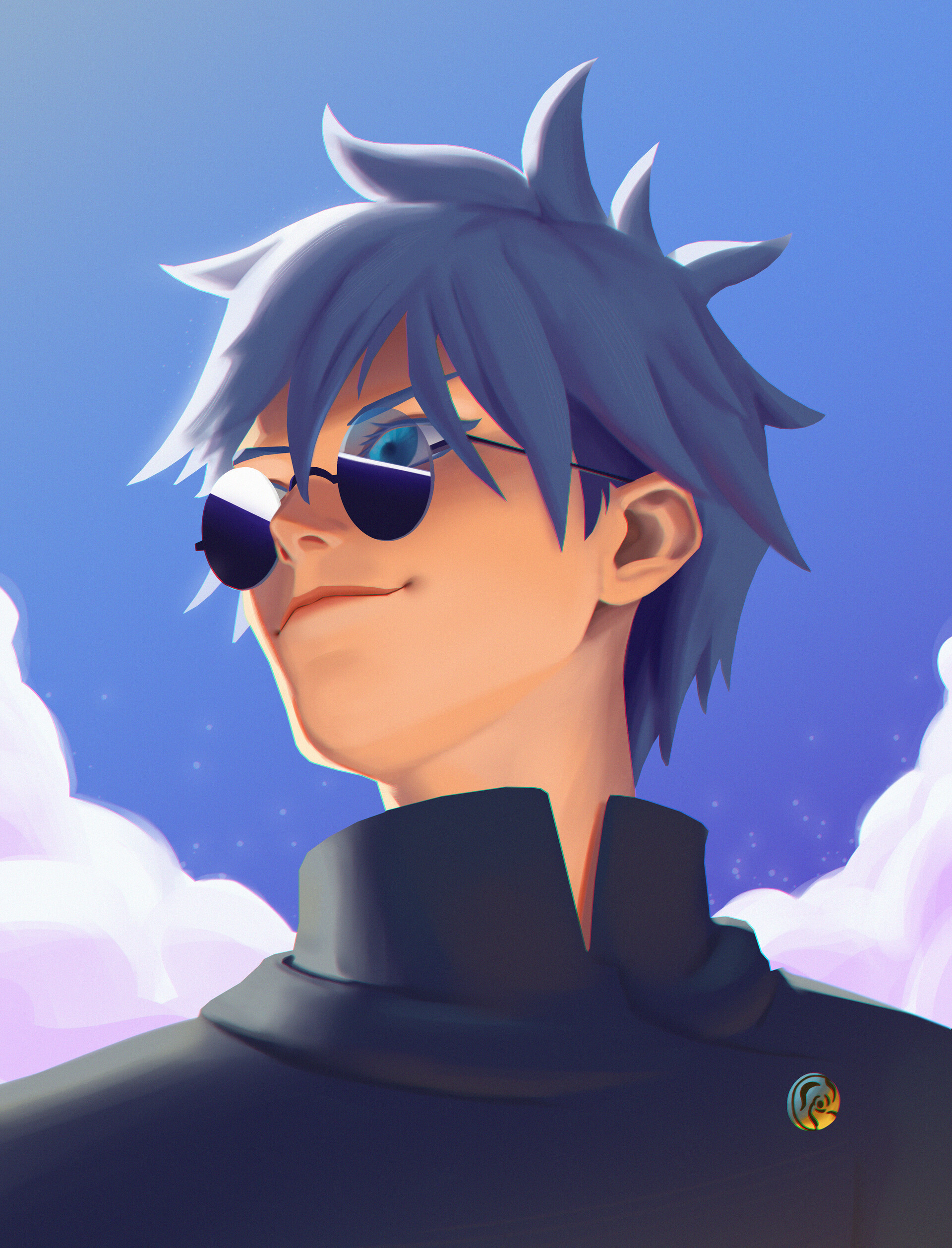 ArtStation - Gojo - jujutsu kaisen fan art