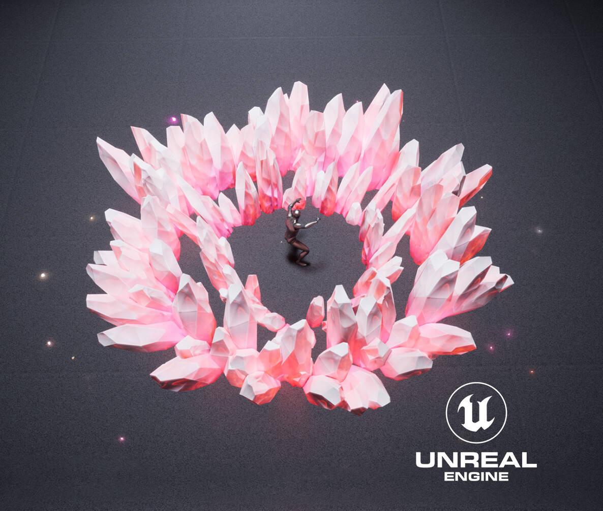 ArtStation - AoE crystal explosion