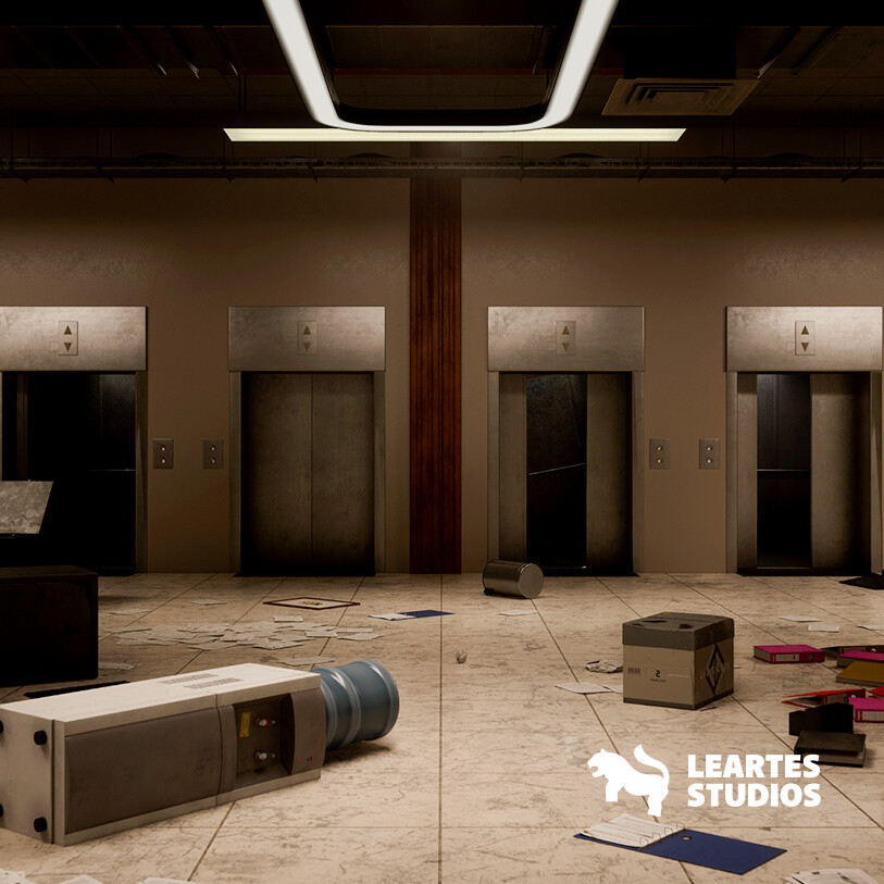 ArtStation - Office Corridor