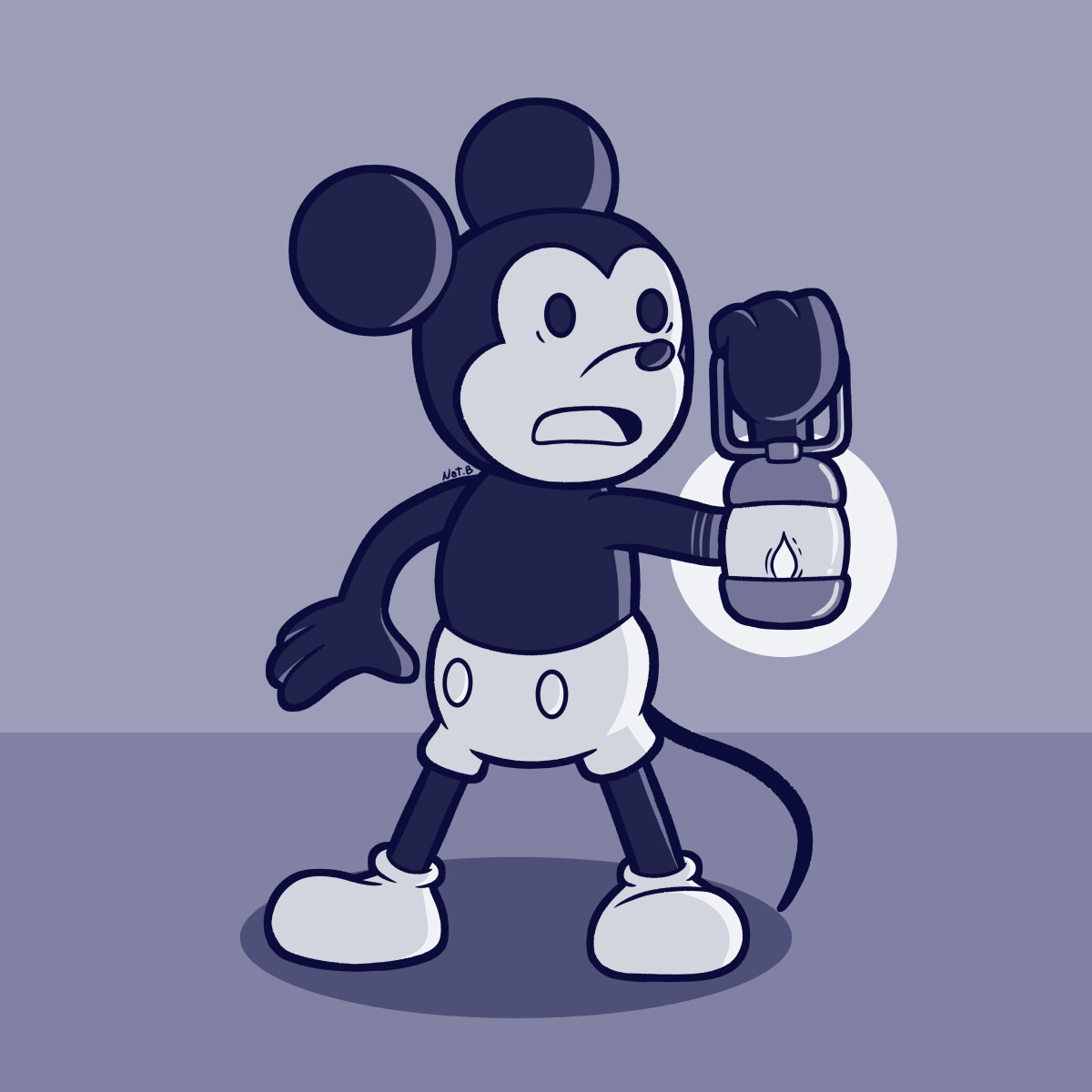 ArtStation - Mickey in a Survival Horror RPG