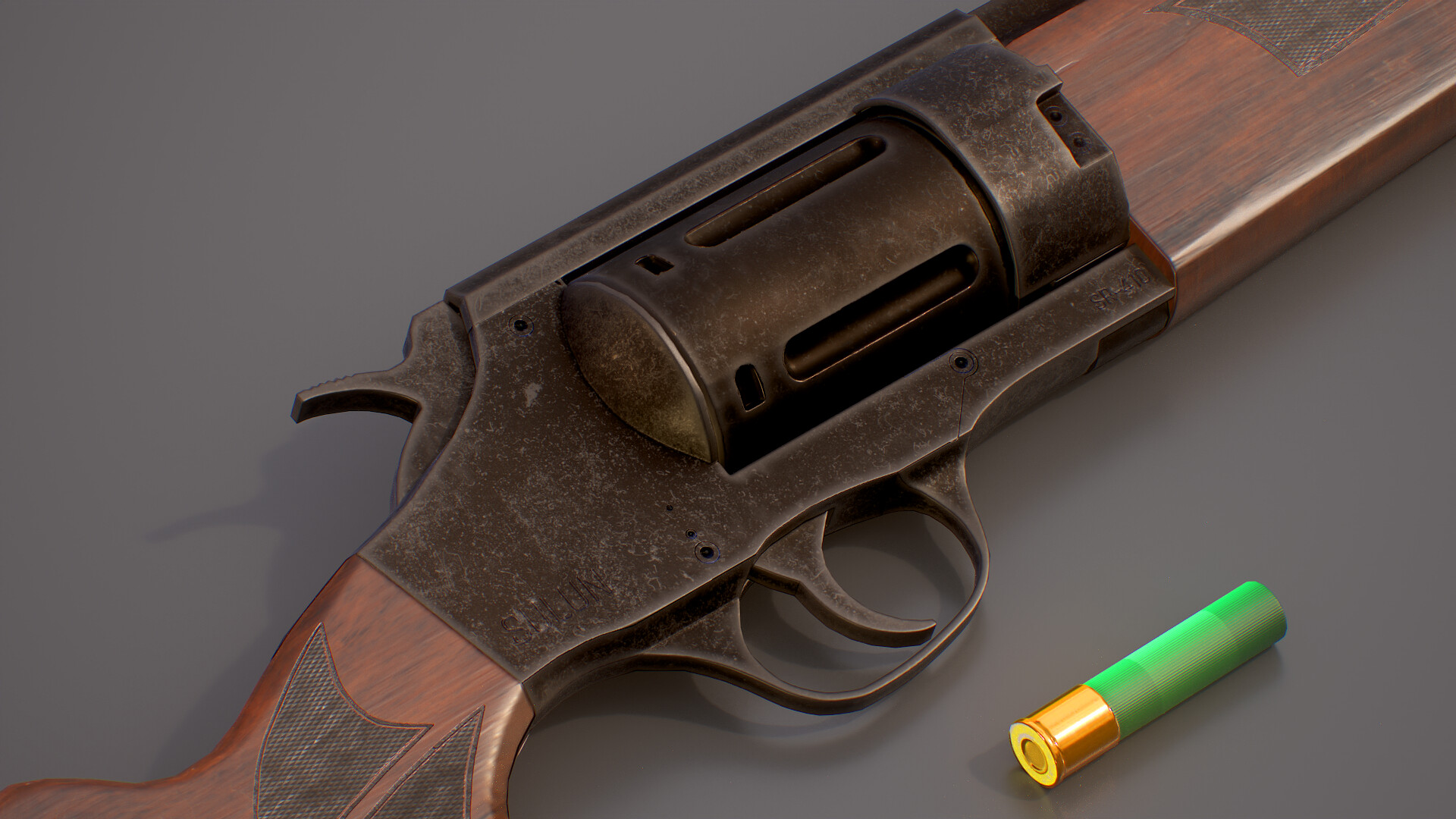 ArtStation - Sulun SR410 Shotgun Revolver