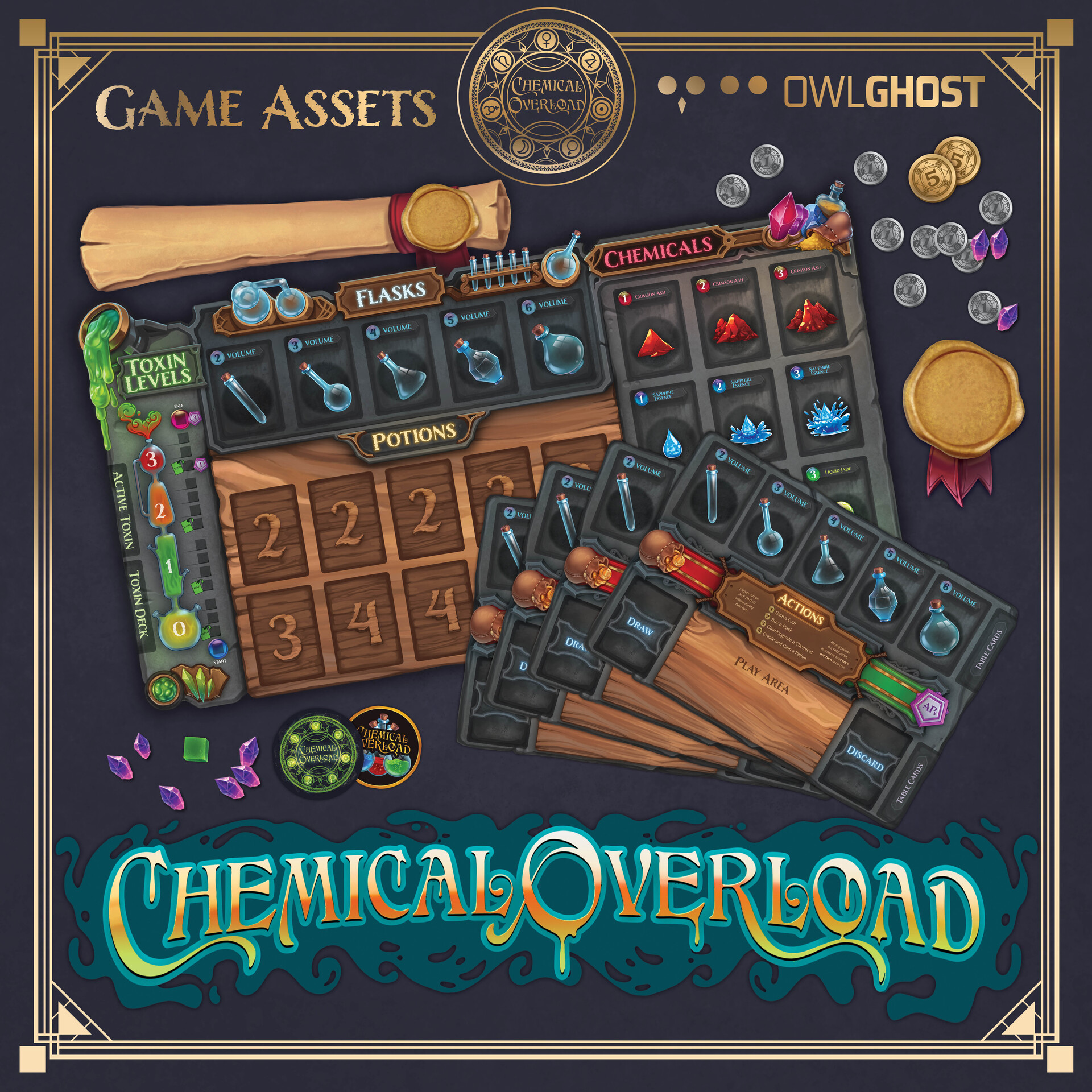 ArtStation - Chemical Overload Game Assets