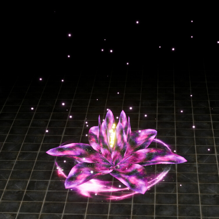 ArtStation - Flower Spell - Real-Time Game-Ready Stylized VFX