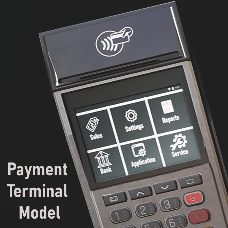 ArtStation - Payment terminal model