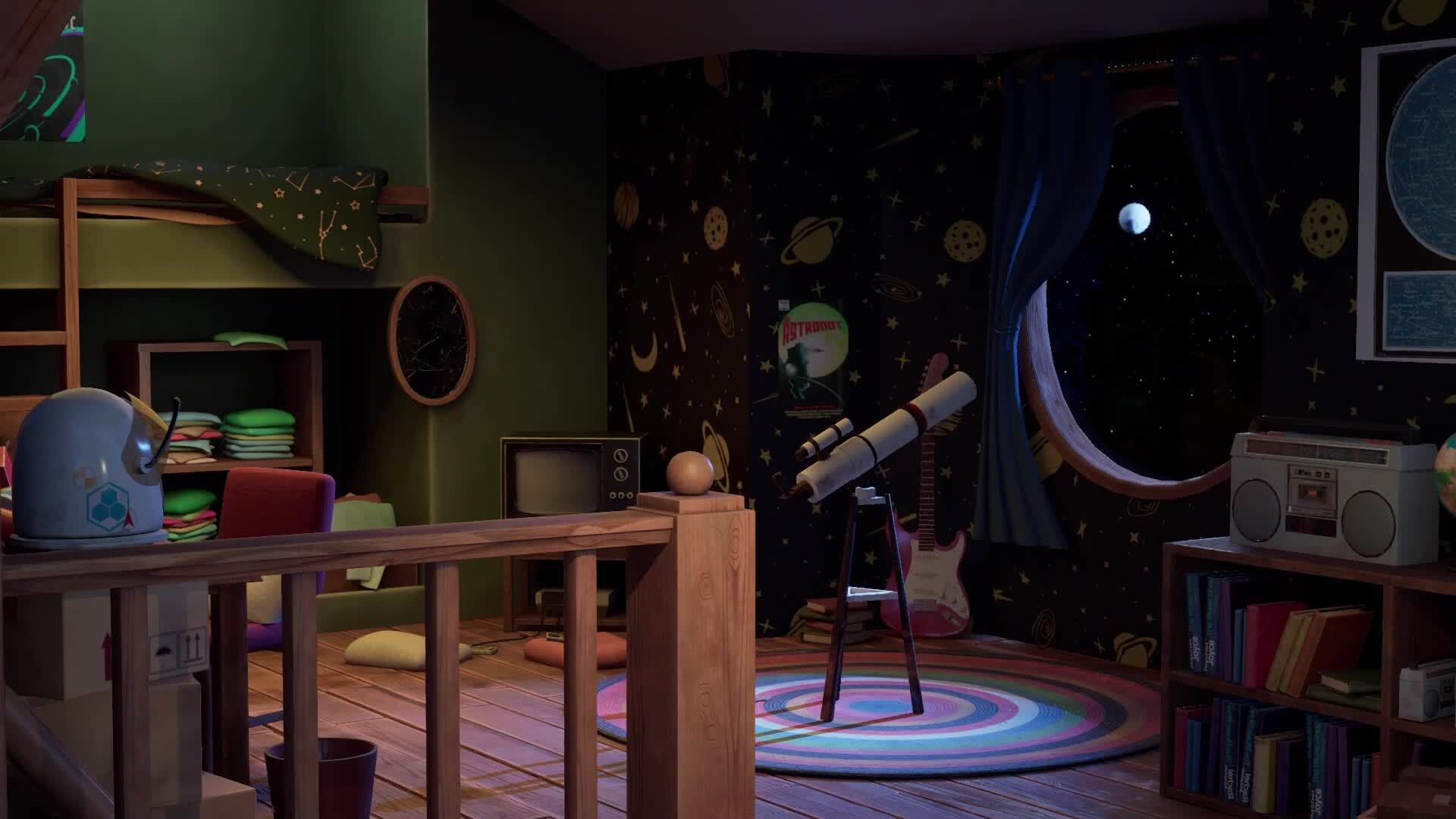 ArtStation - Space Themed Room Set