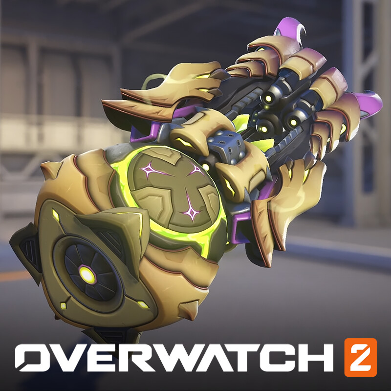 ArtStation - OVERWATCH 2 - Orisa 'Grand Beast' Weapons Skin Set