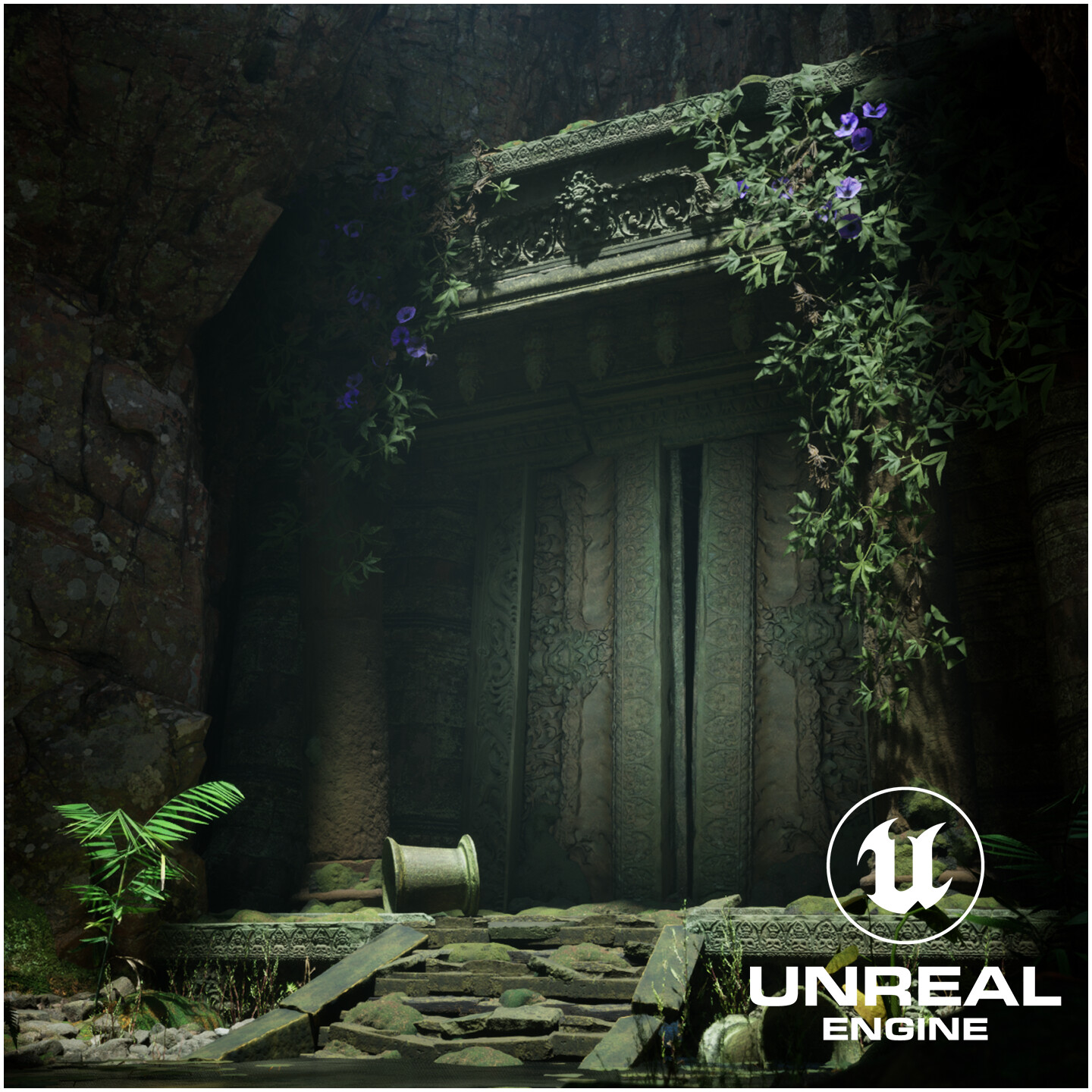 ArtStation - Ancient hidden temple