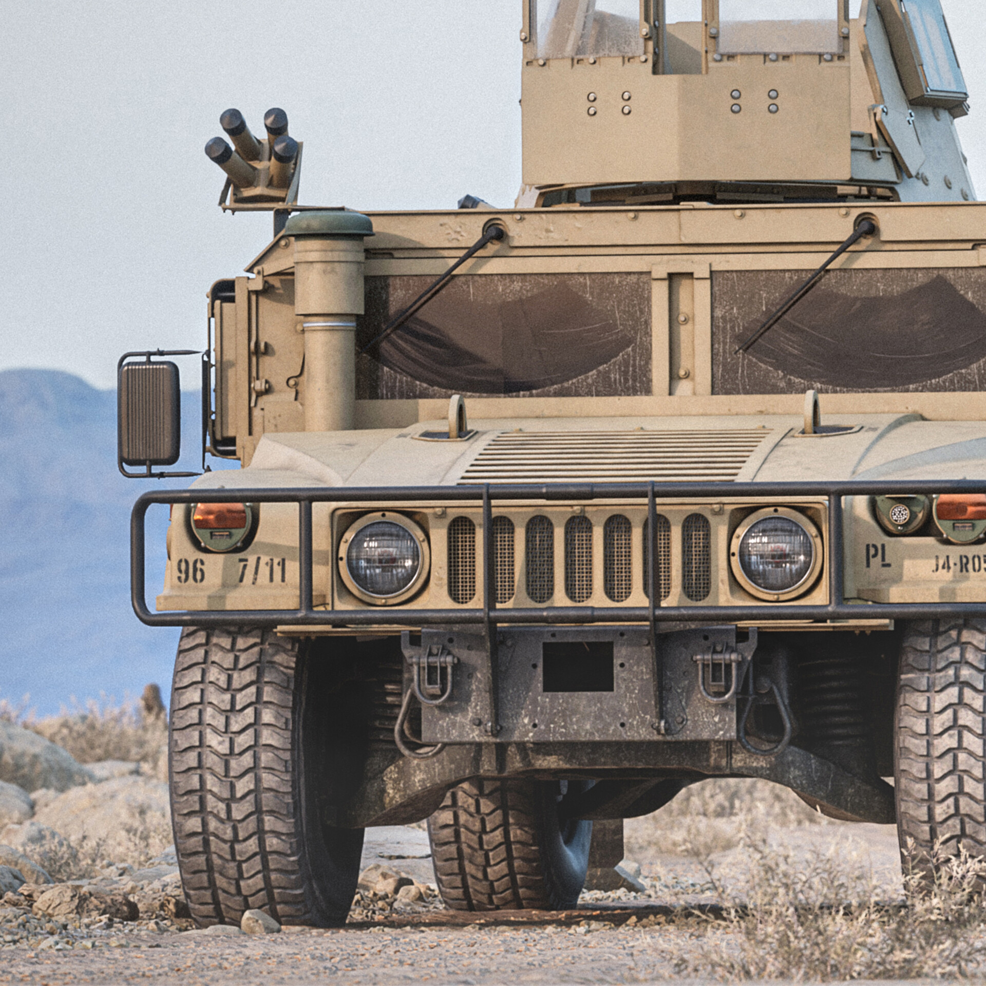 ArtStation - Hummer H1 Humvee