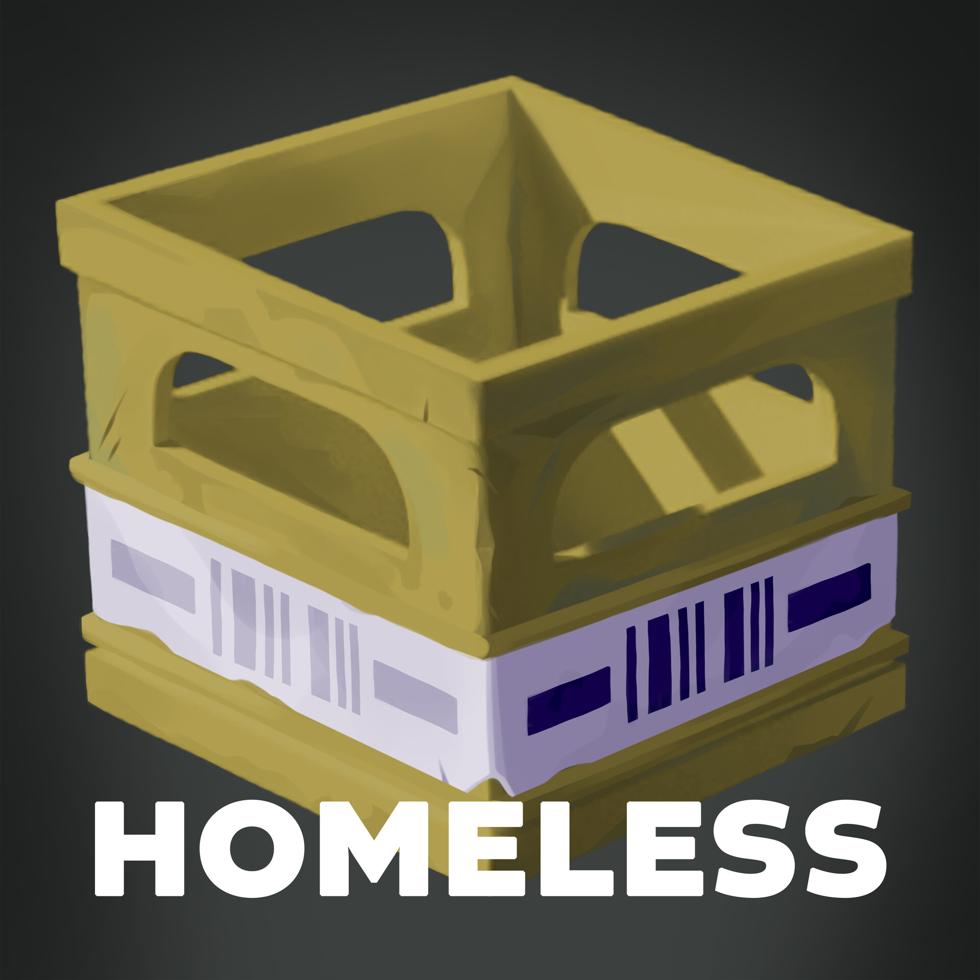 ArtStation - Personal projet "Homeless" - Props from city
