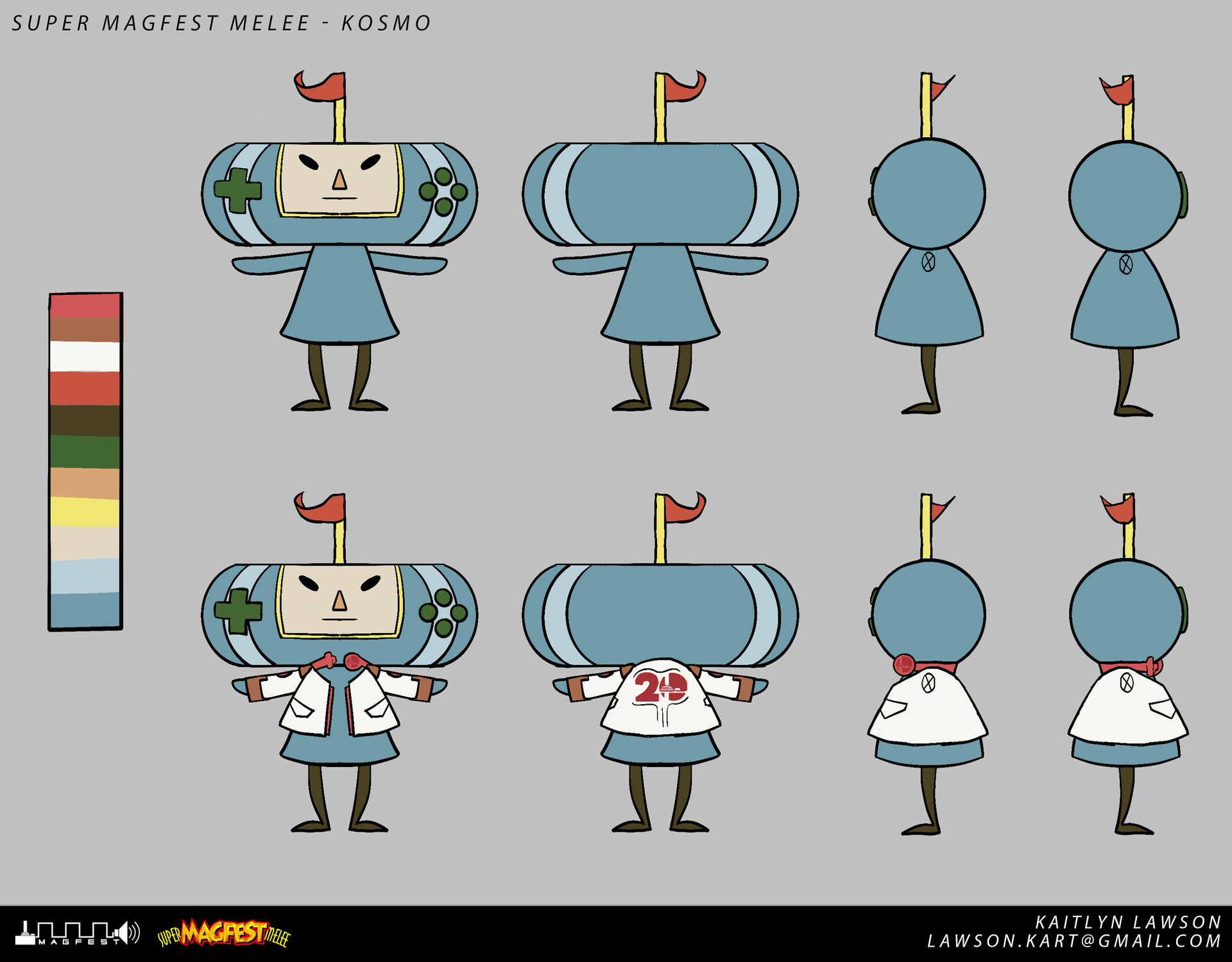 ArtStation - Super MAGFest 2023 - Mascot Turnarounds