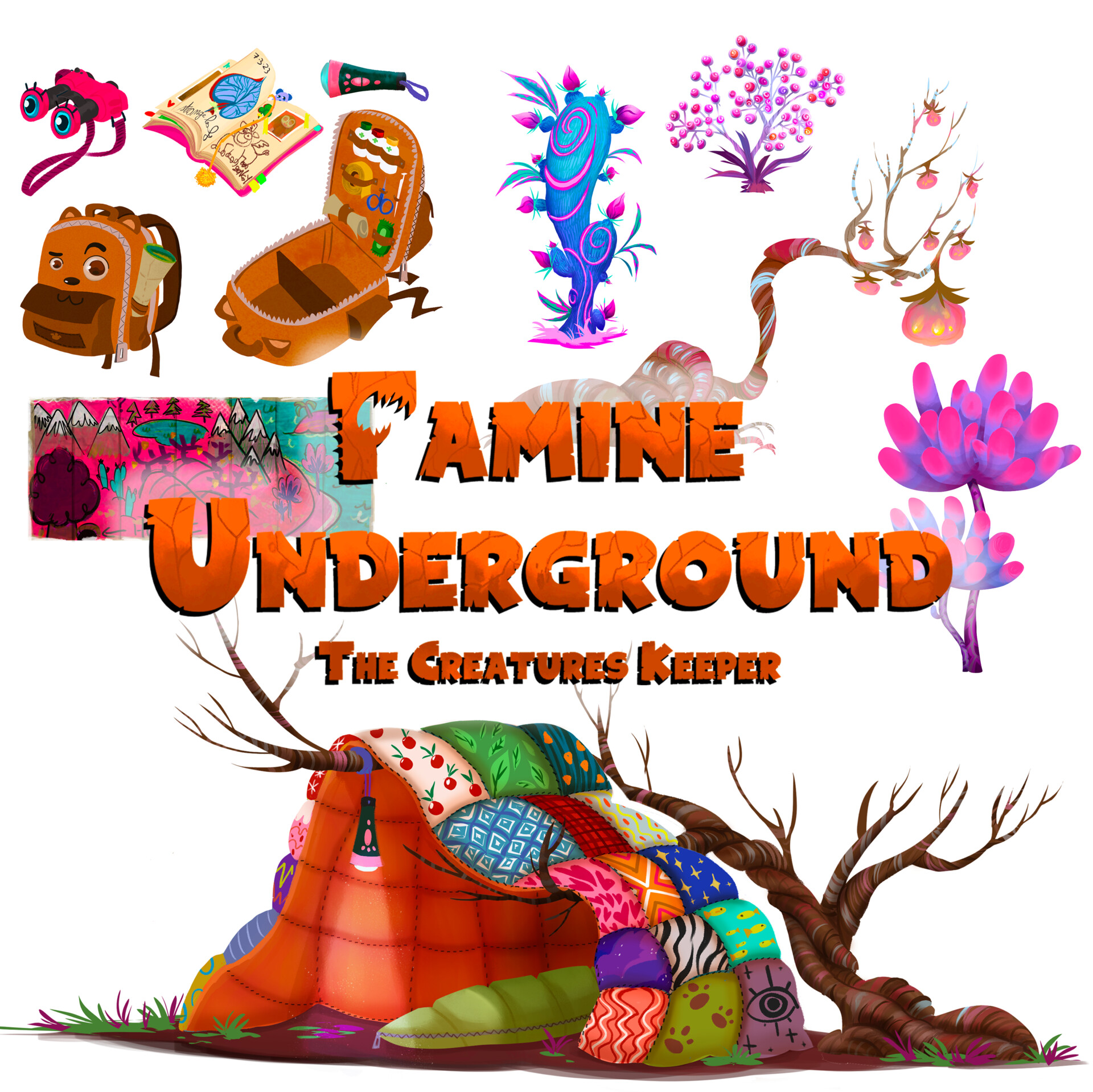 ArtStation - Famine Underground - PROPS - IDEA Academy