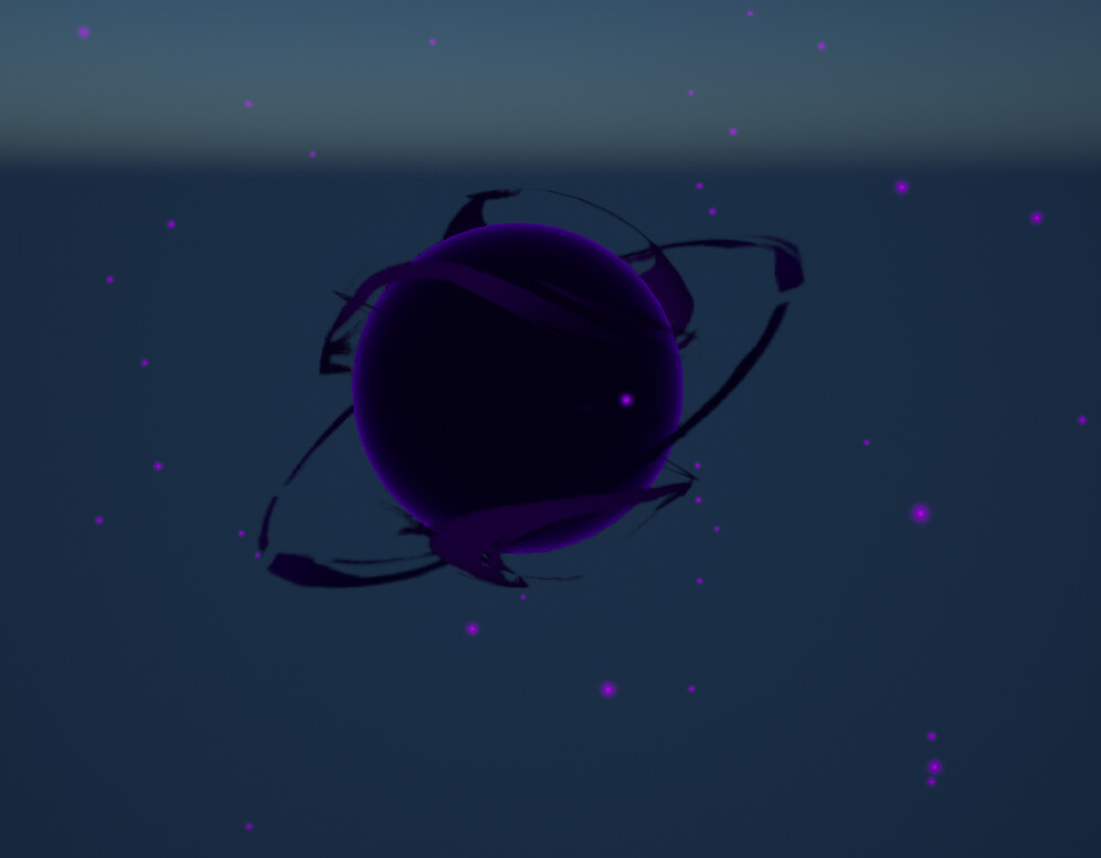 ArtStation - VFX - Dark ball explosion