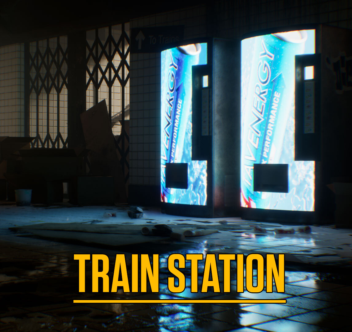 ArtStation - Train Station